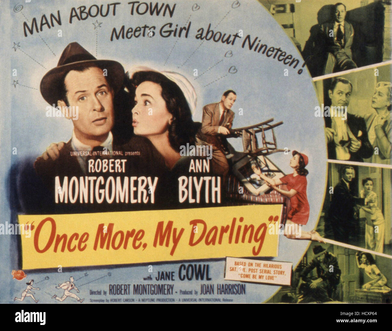 ONCE MORE, MY DARLING, Robert Montgomery, Ann Blyth, Jane Cowl, 1949 ...