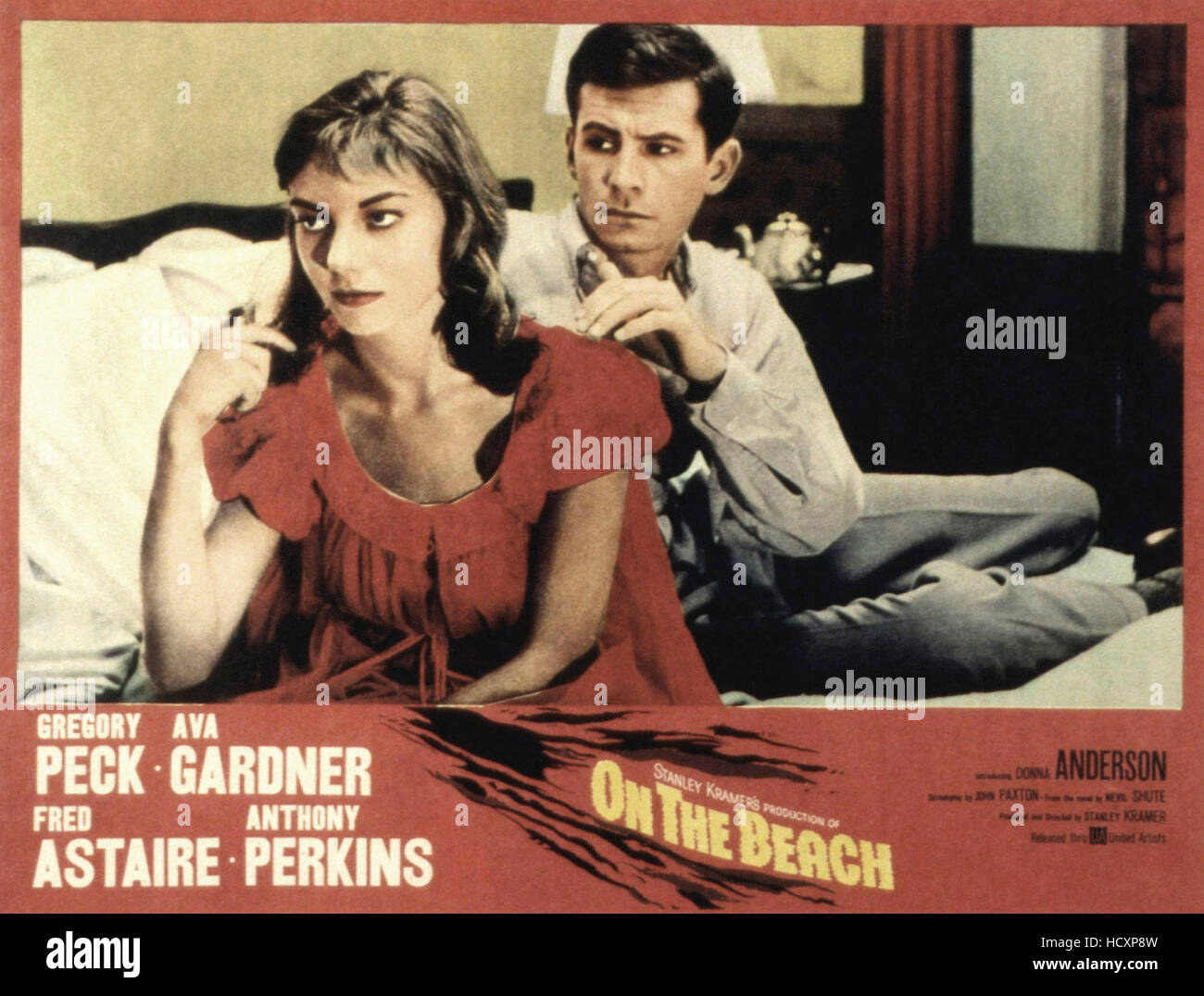 ON THE BEACH, Donna Anderson, Anthony Perkins, 1959 Stock Photo - Alamy
