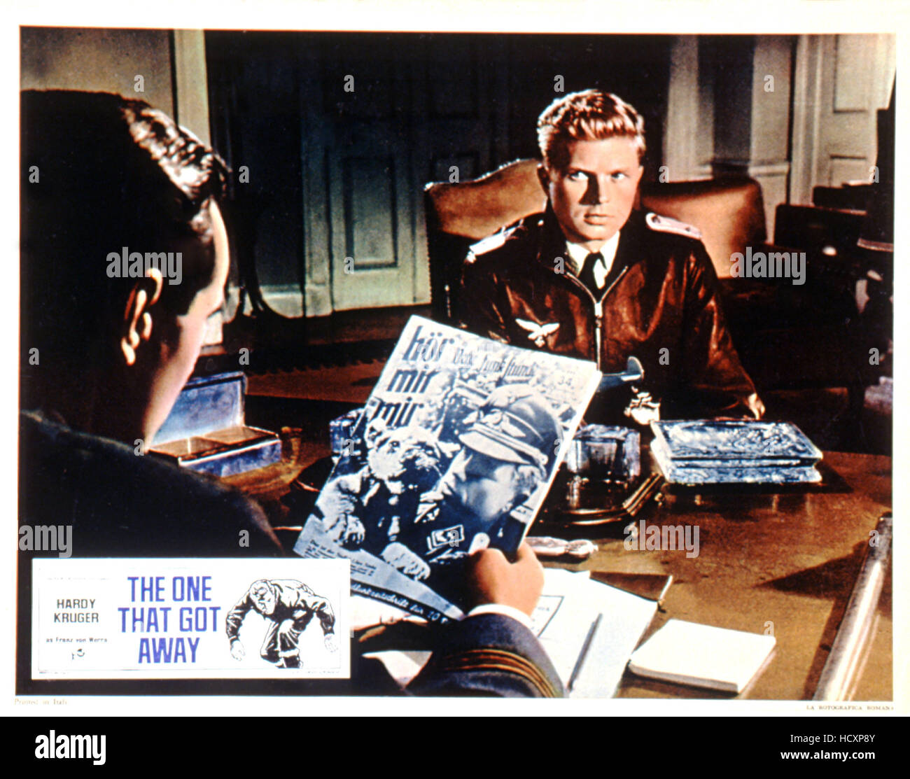 THE ONE THAT GOT AWAY, Jack Gwillim, Hardy Kruger, 1957 Stock Photo - Alamy