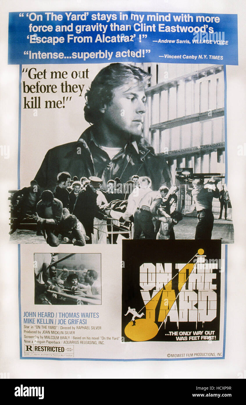ON THE YARD, US poster, John Heard, 1978. ©Midwest Films/courtesy ...