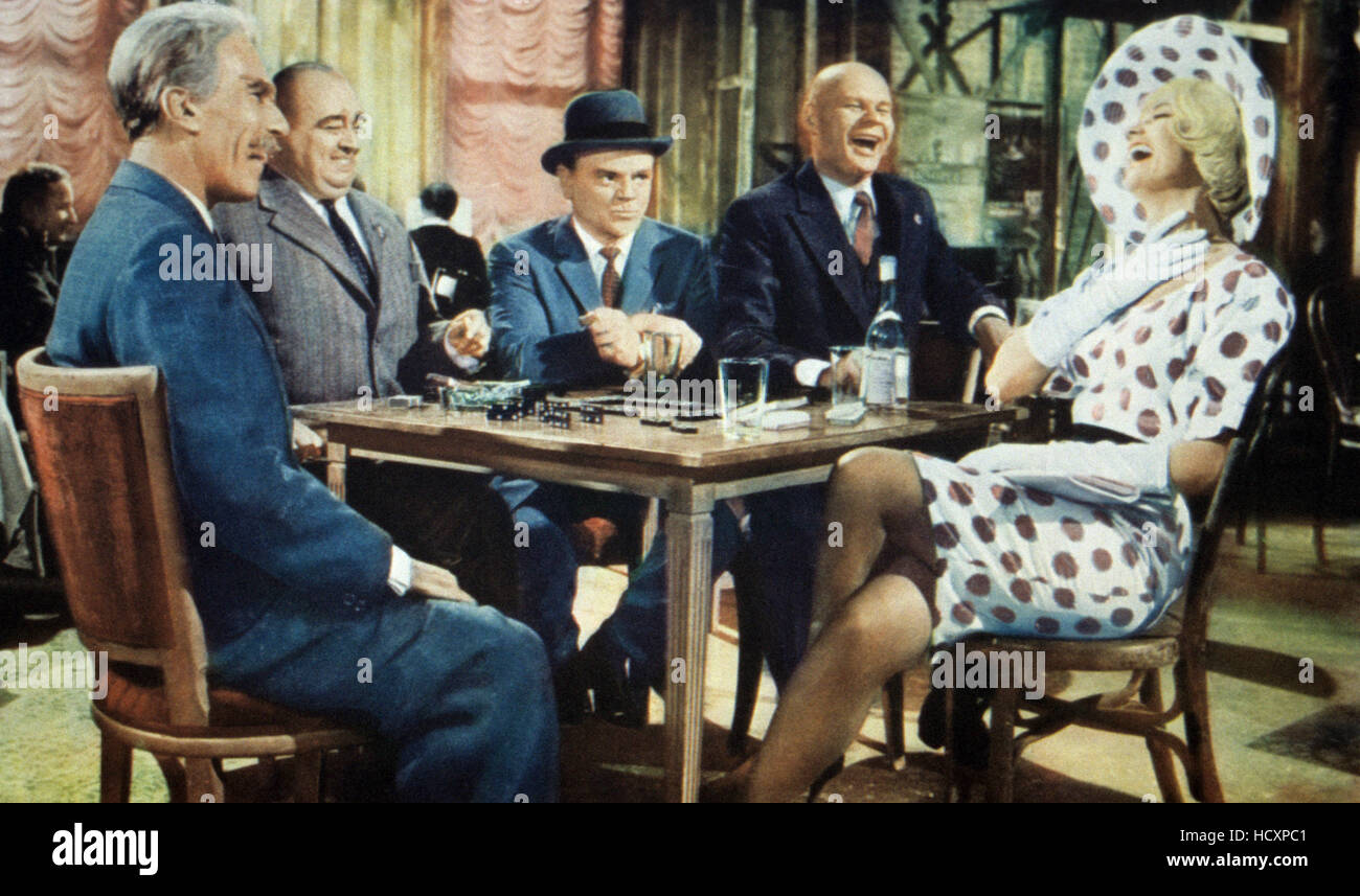 ONE, TWO, THREE, from left: Peter Capell, Leon Askin, James Cagney ...