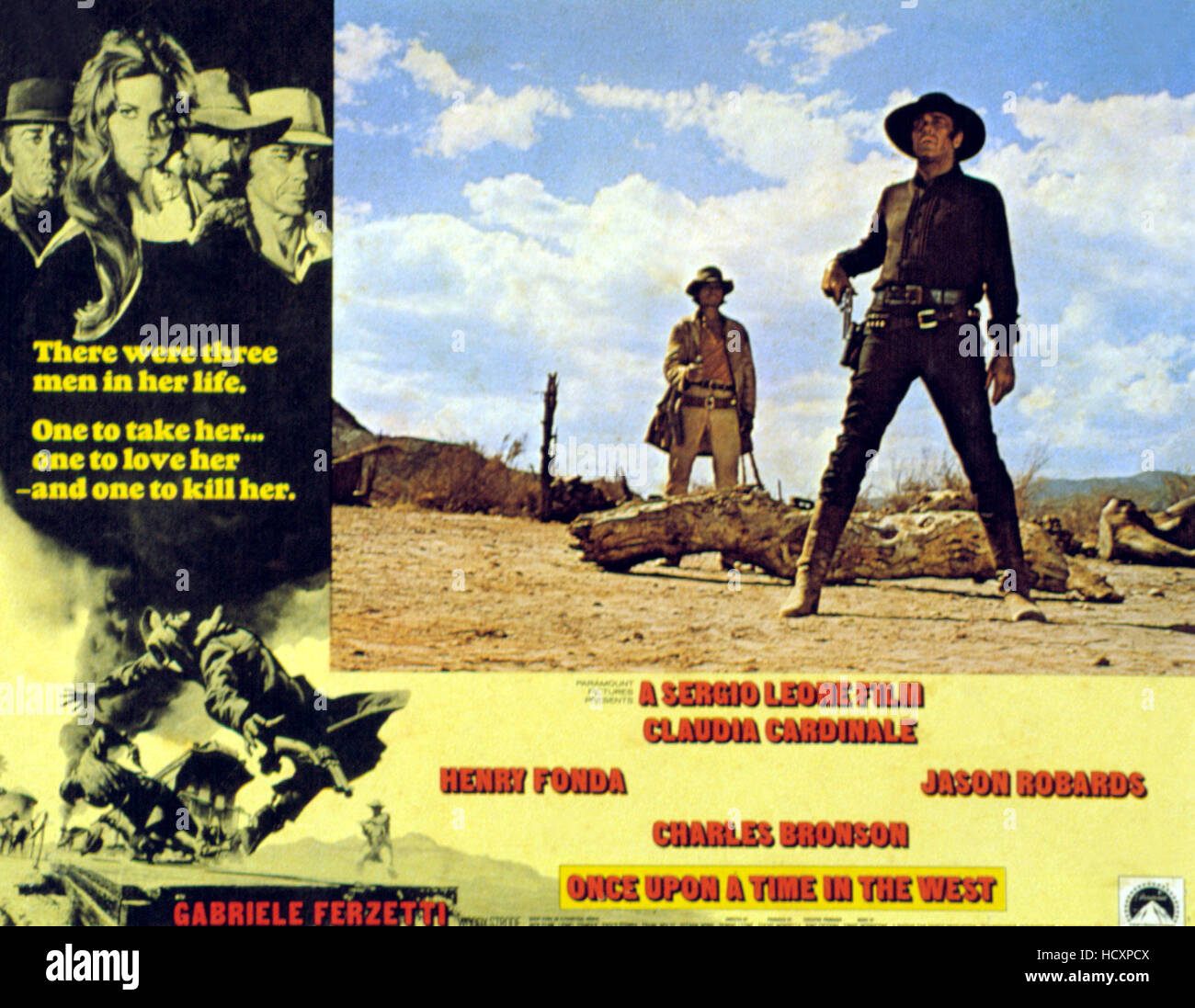 ONCE UPON A TIME IN THE WEST, Charles Bronson, Henry Fonda, 1968 Stock Photo - Alamy