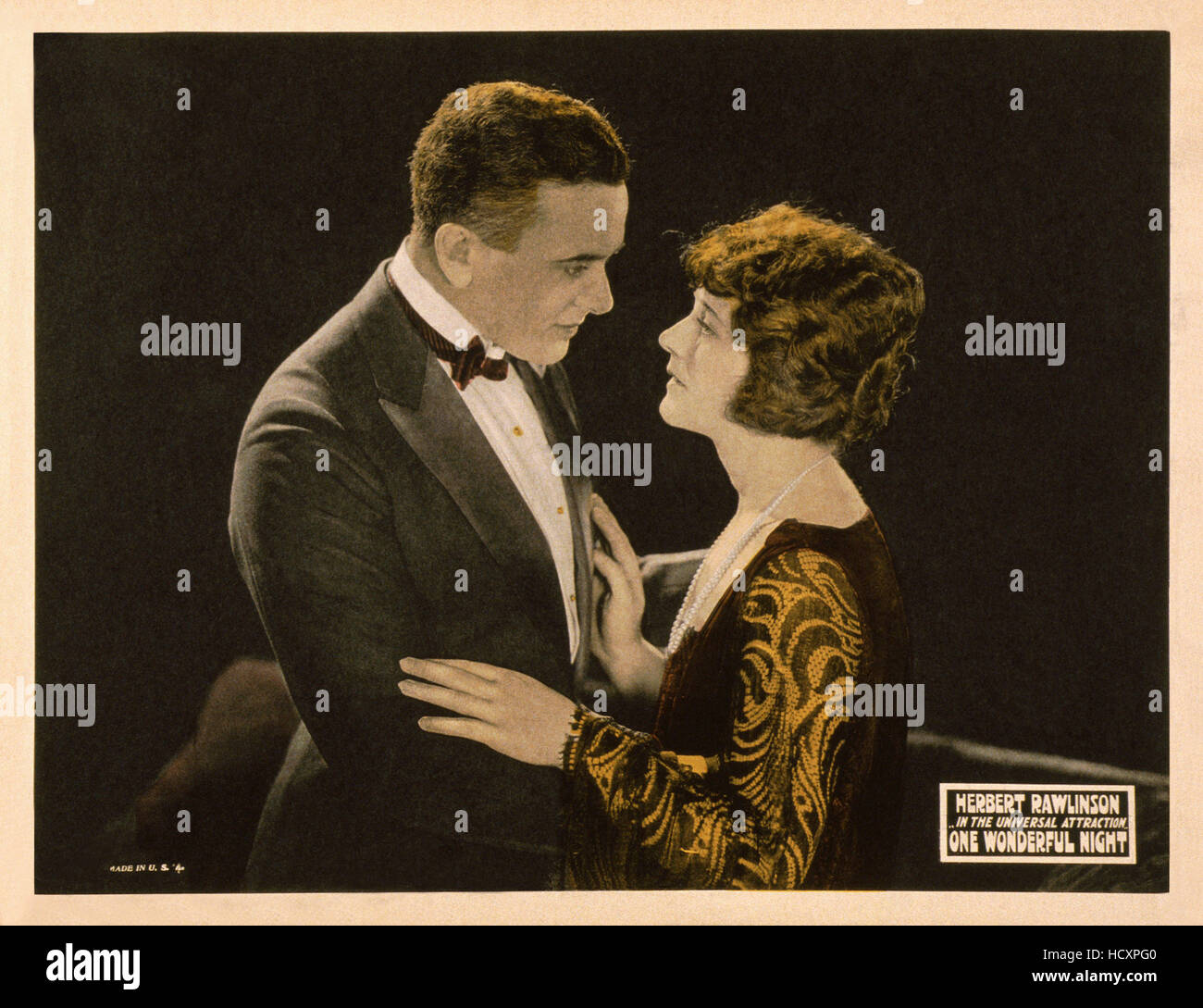 ONE WONDERFUL NIGHT, US lobbycard, from left: Herbert Rawlinson ...