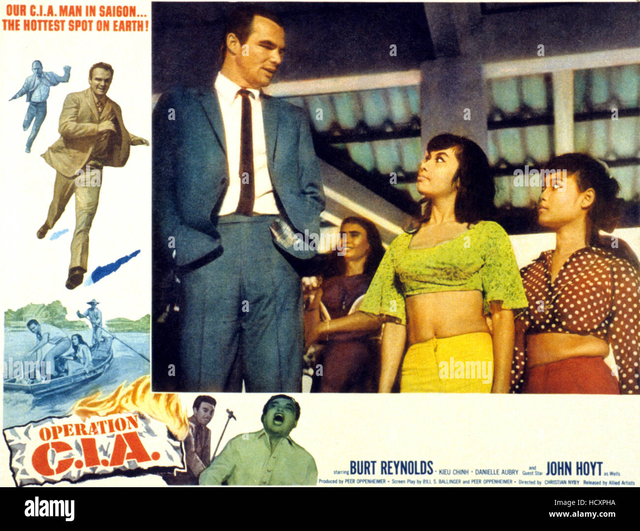 OPERATION CIA, (aka LAST MESSAGE FROM SAIGON), left: Burt Reynolds ...