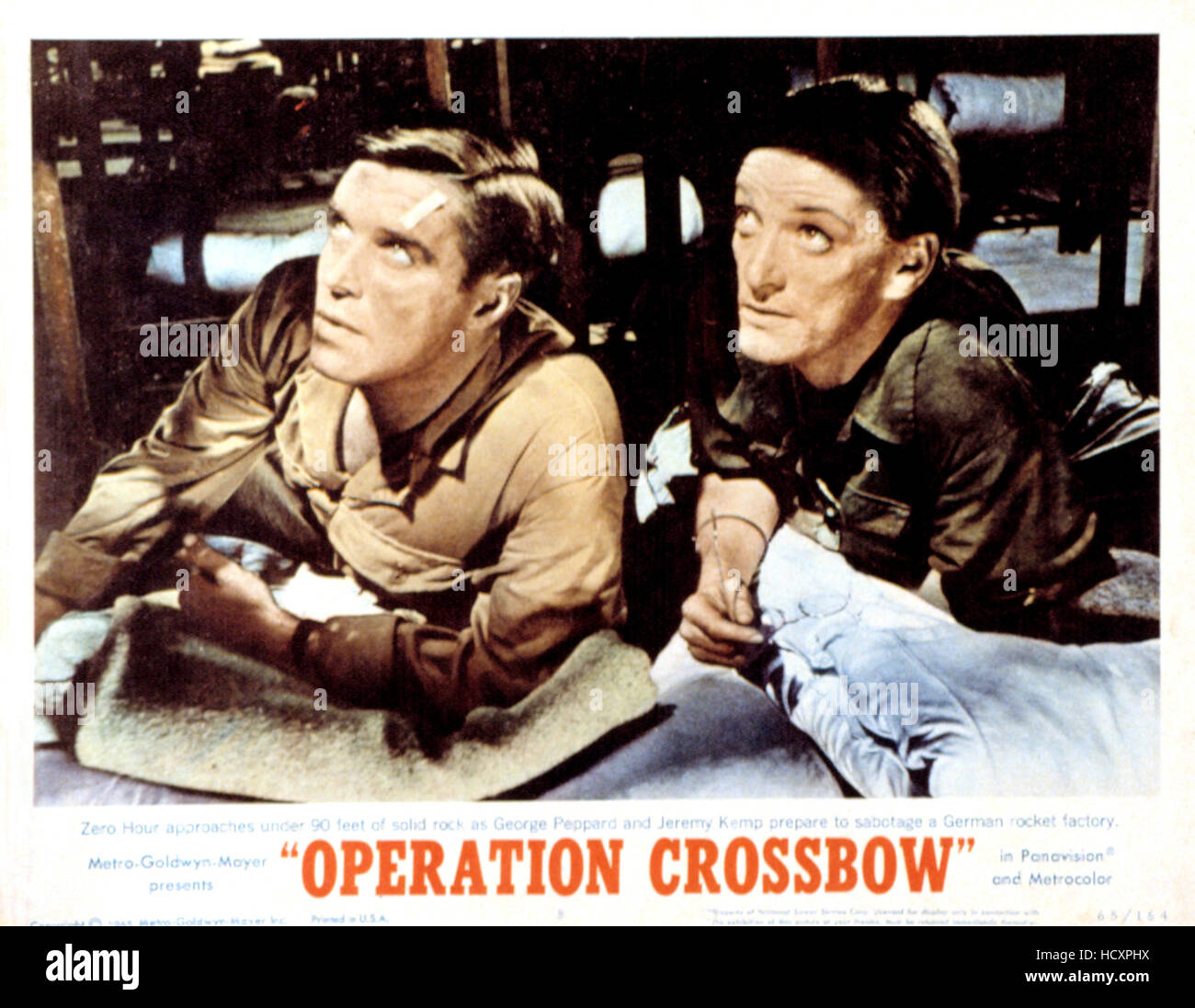 OPERATION CROSSBOW, George Peppard, Jeremy Kemp, 1965 Stock Photo - Alamy