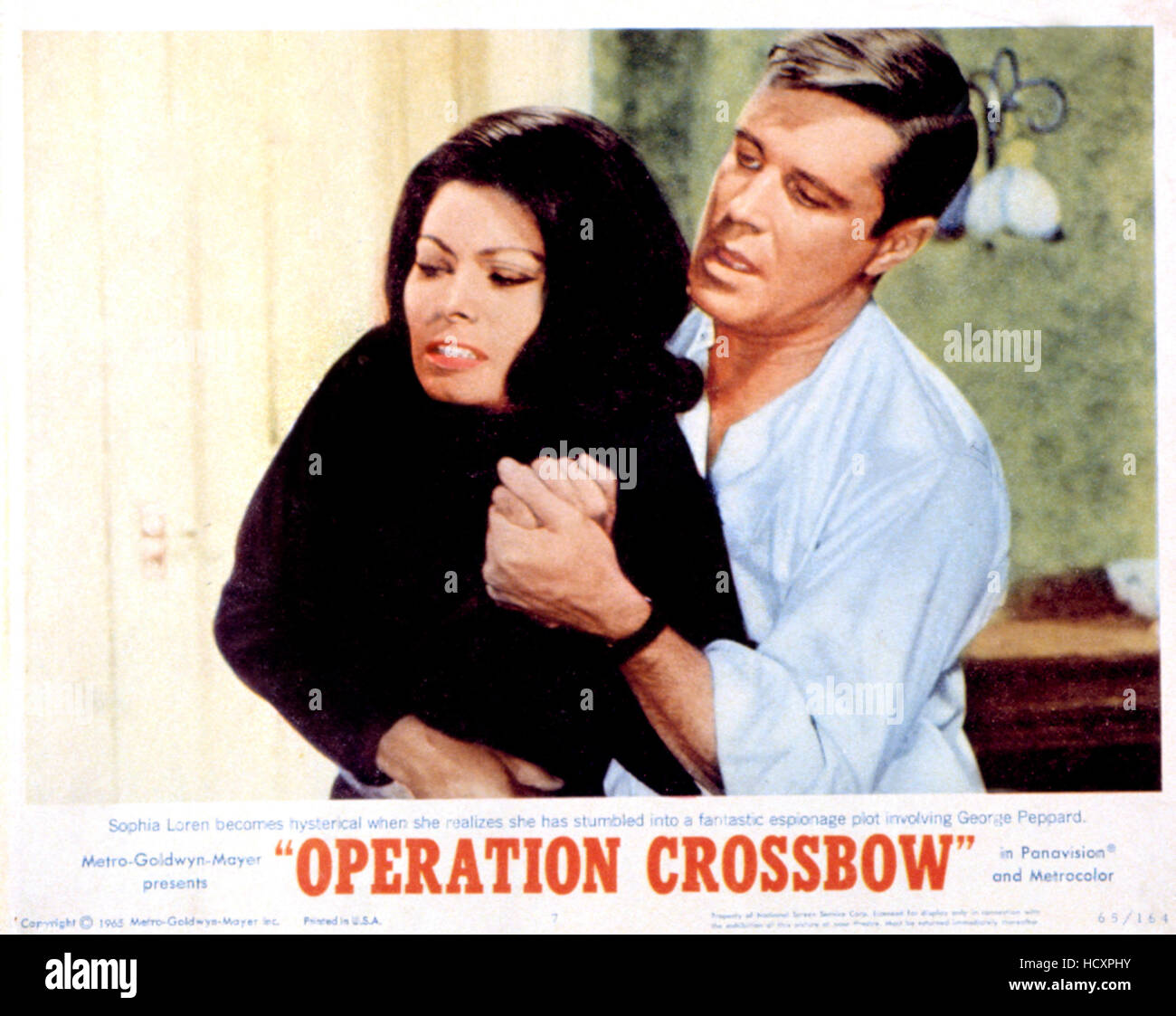 OPERATION CROSSBOW, Sophia Loren, George Peppard, 1965 Stock Photo - Alamy