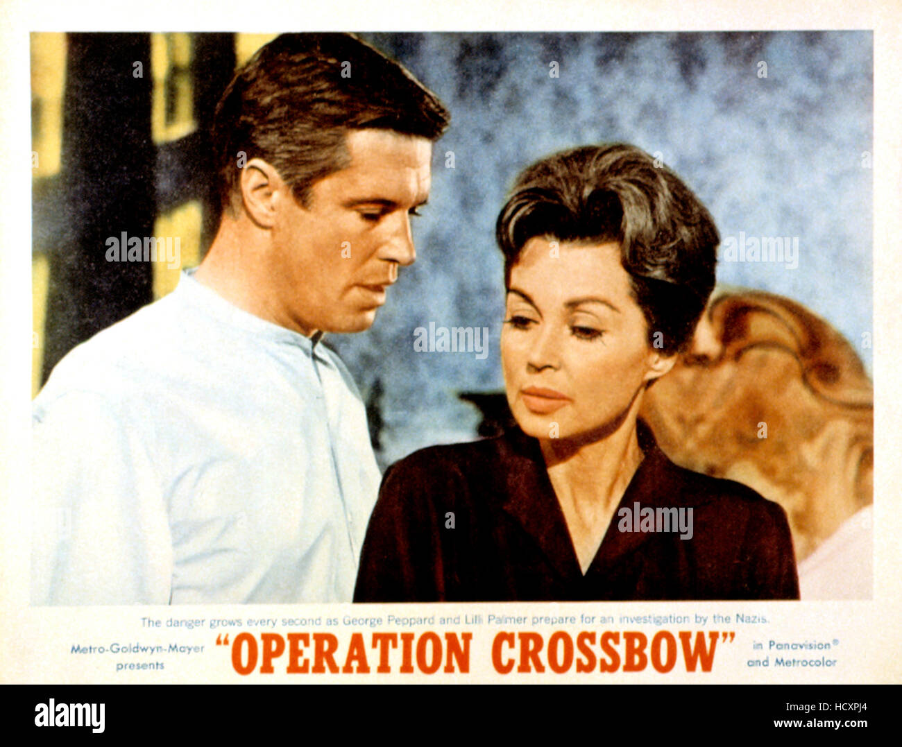 OPERATION CROSSBOW, George Peppard, Lilli Palmer, 1965 Stock Photo - Alamy