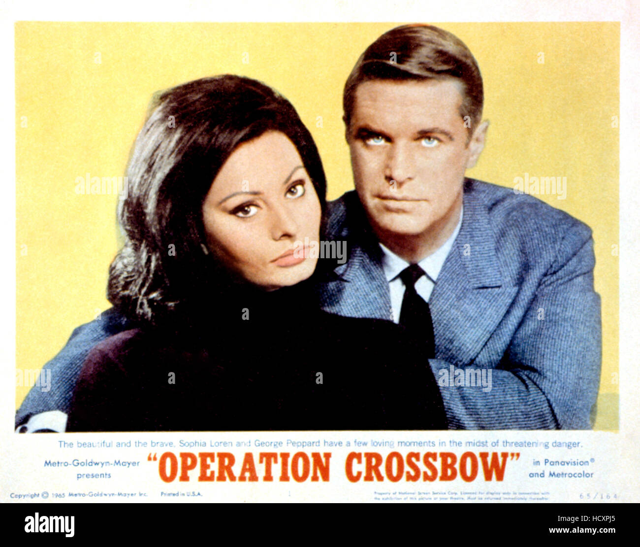 OPERATION CROSSBOW, Sophia Loren, George Peppard, 1965 Stock Photo - Alamy