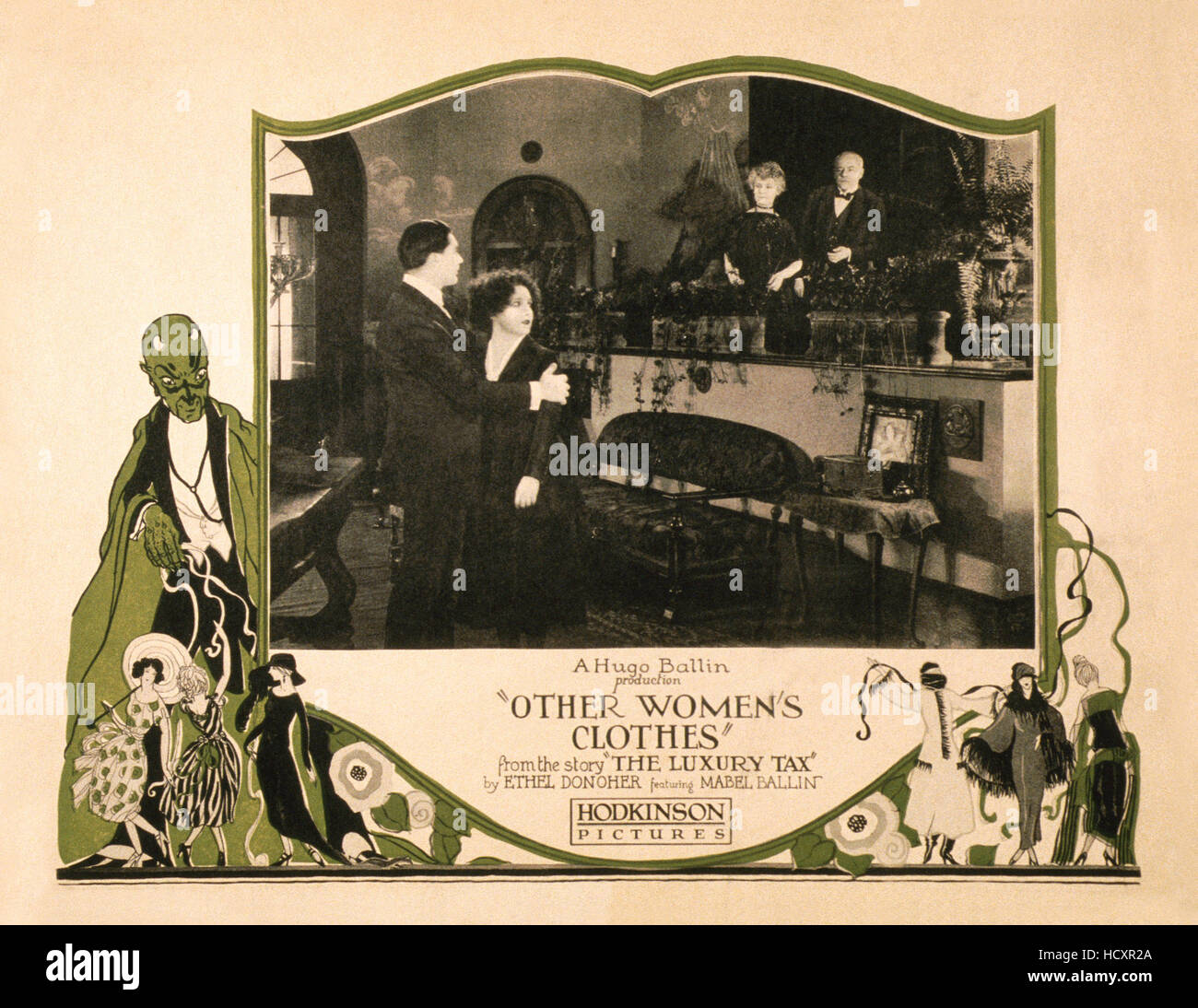 OTHER WOMEN'S CLOTHES, US lobbycard, Mabel Ballin (second left), 1922 ...