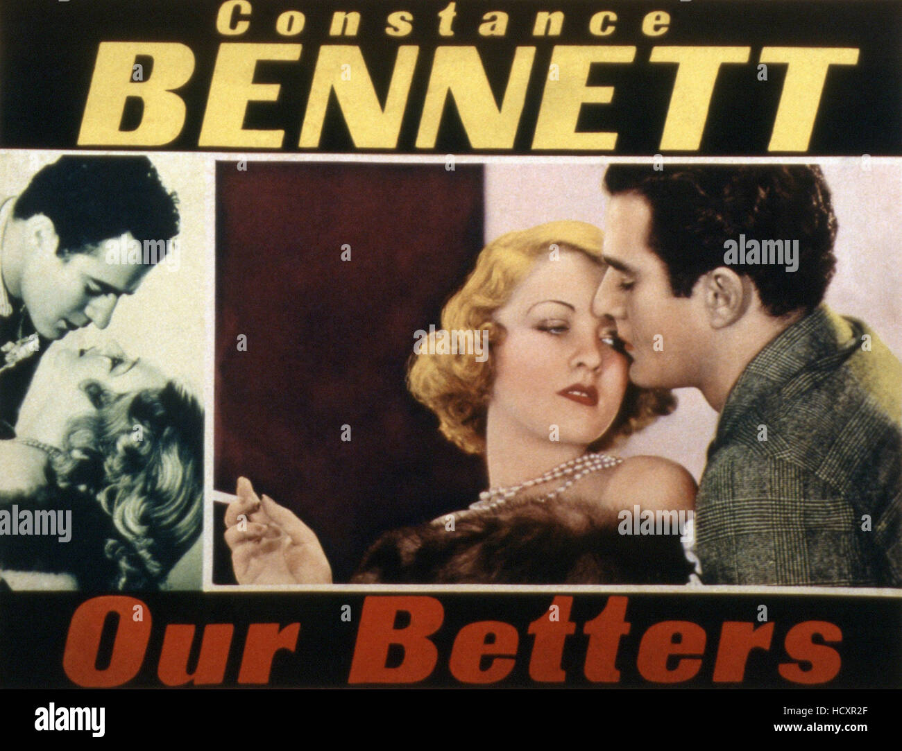 OUR BETTERS, Constance Bennett, Gilbert Roland, 1933 Stock Photo - Alamy