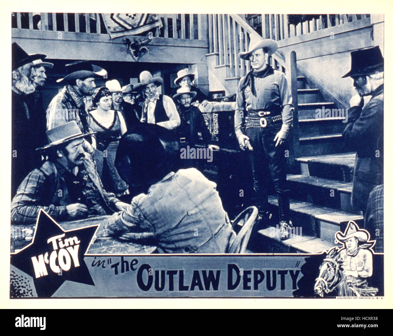 THE OUTLAW DEPUTY, Tim McCoy, 1935 Stock Photo - Alamy