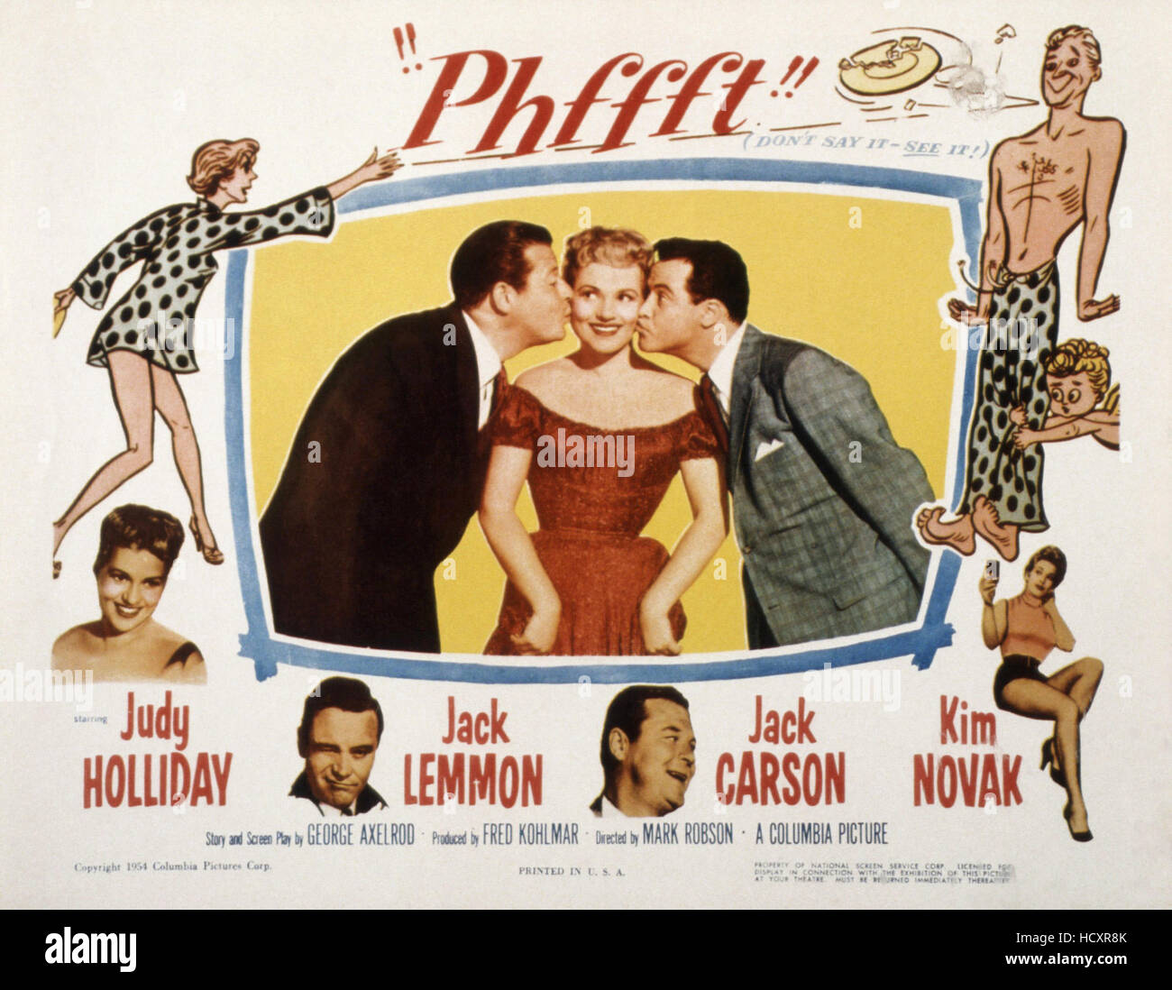 PHFFFT, Jack Carson, Judy Holliday, Jack Lemmon, 1954 Stock Photo - Alamy