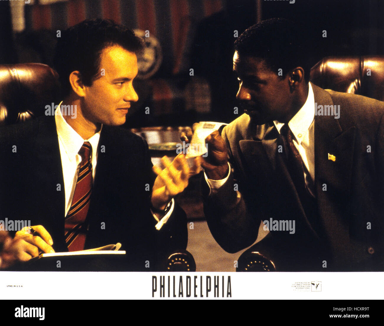 PHILADELPHIA, Tom Hanks, Denzel Washington, 1993 Stock Photo - Alamy