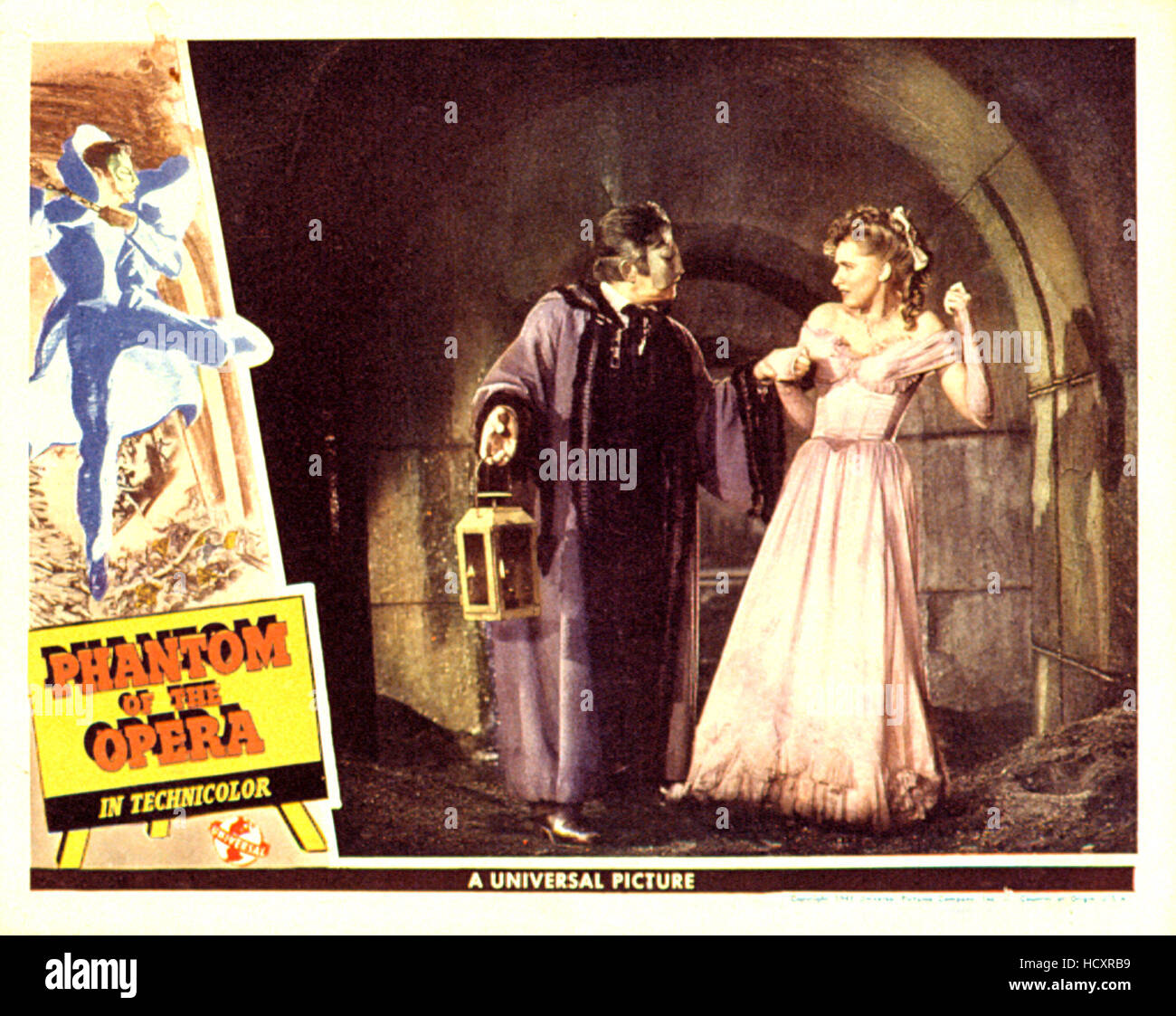 PHANTOM OF THE OPERA, Claude Rains, Susanna Foster, 1943 Stock Photo ...