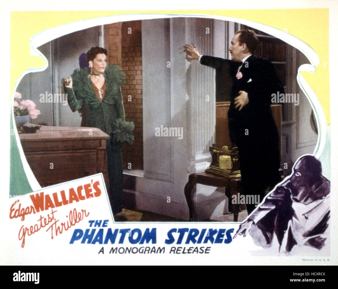 THE PHANTOM STRIKES (aka THE GAUNT STRANGER), Louise Henry, Wilfrid ...