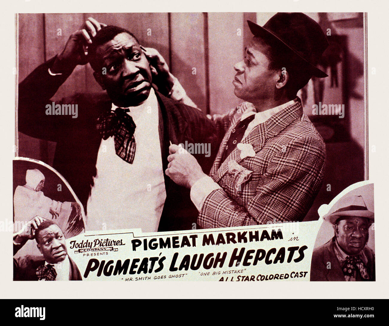 PIGMEAT'S LAUGH HEPCATS, US lobbycard, Pigmeat Markham (left and bottom ...