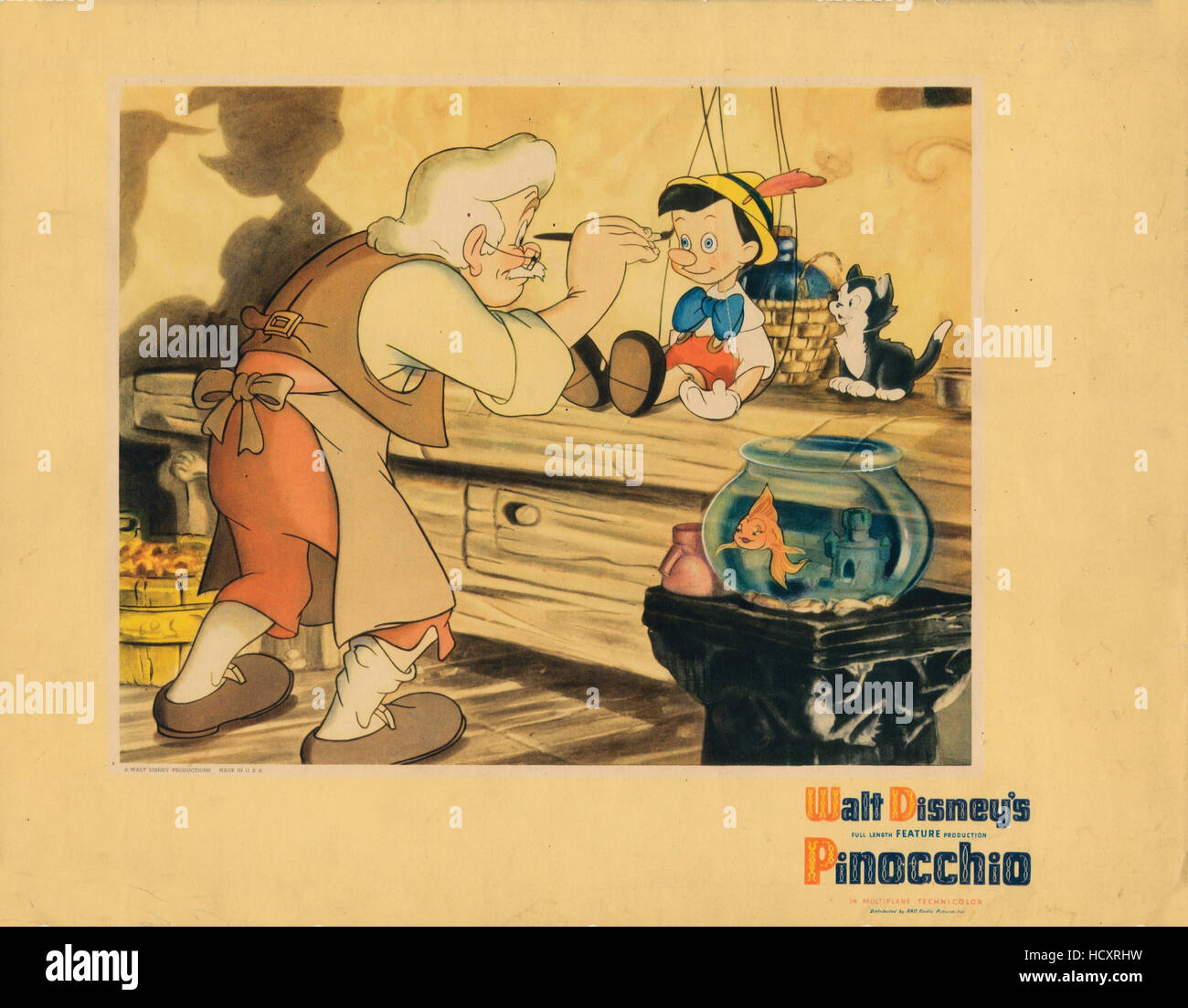 PINOCCHIO, Disney animation, 1940 Stock Photo - Alamy