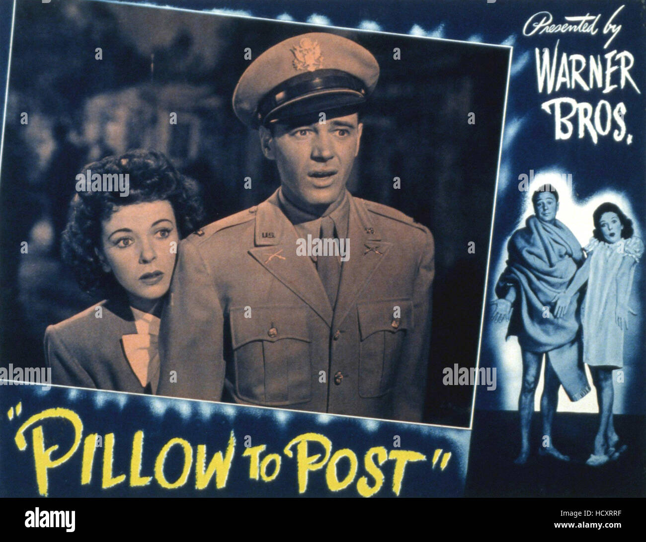PILLOW TO POST, Ida Lupino, William Prince, 1945 Stock Photo - Alamy
