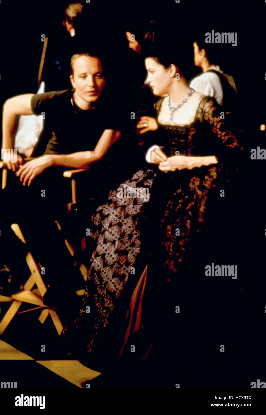 PLUNKETT & MACLEANE, director Jake Scott, Liv Tyler, on set, 1999 ...