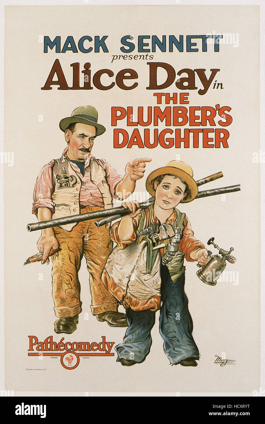 THE PLUMBER'S DAUGHTER, US poster, Alice Day (front), 1927 Stock Photo - Alamy