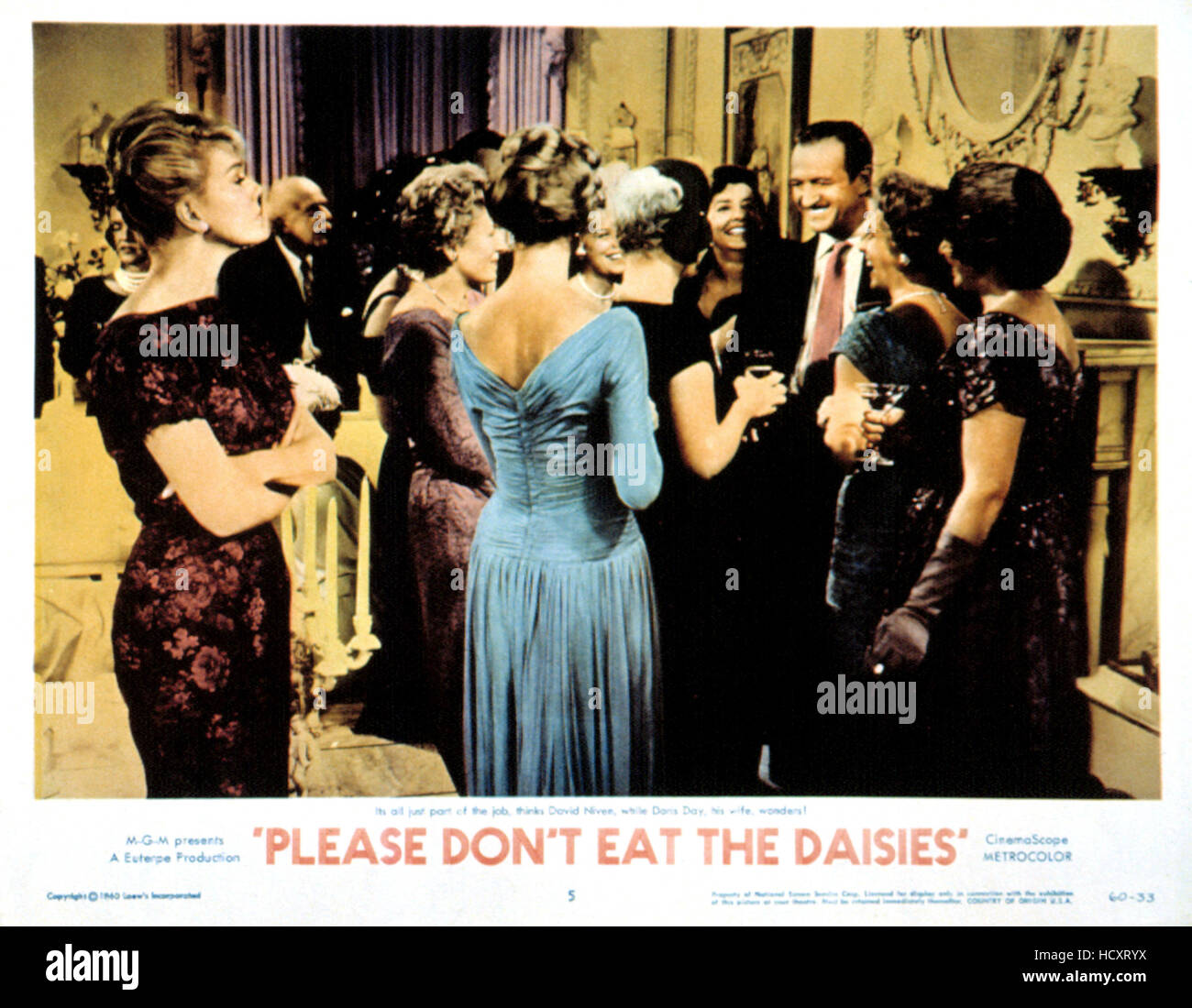 PLEASE DON'T EAT THE DAISIES, Janis Paige, David Niven, 1960 Stock ...