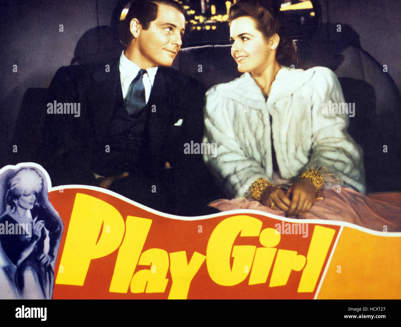 PLAY GIRL, l-r: James Ellison, Mildred Coles on lobbycard, 1941 Stock ...