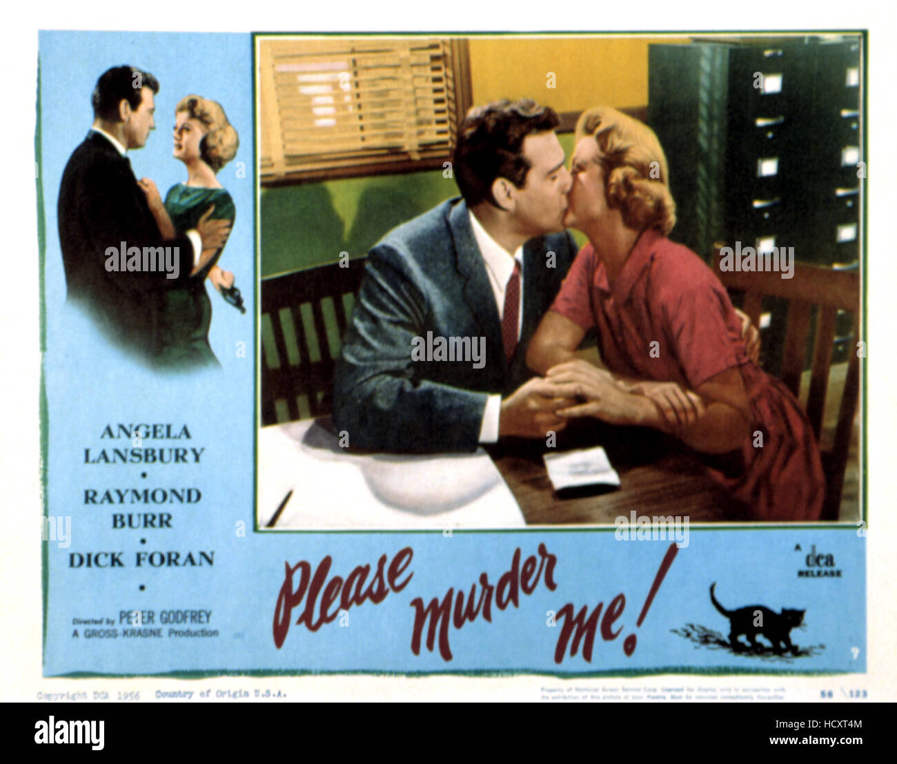 PLEASE MURDER ME, Raymond Burr, Angela Lansbury, 1956 Stock Photo - Alamy