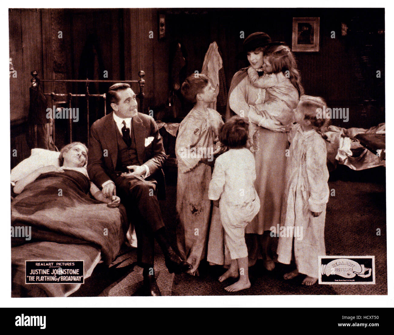 THE PLAYTHING OF BROADWAY, US lobbycard, George Cowl (seated), Justine ...