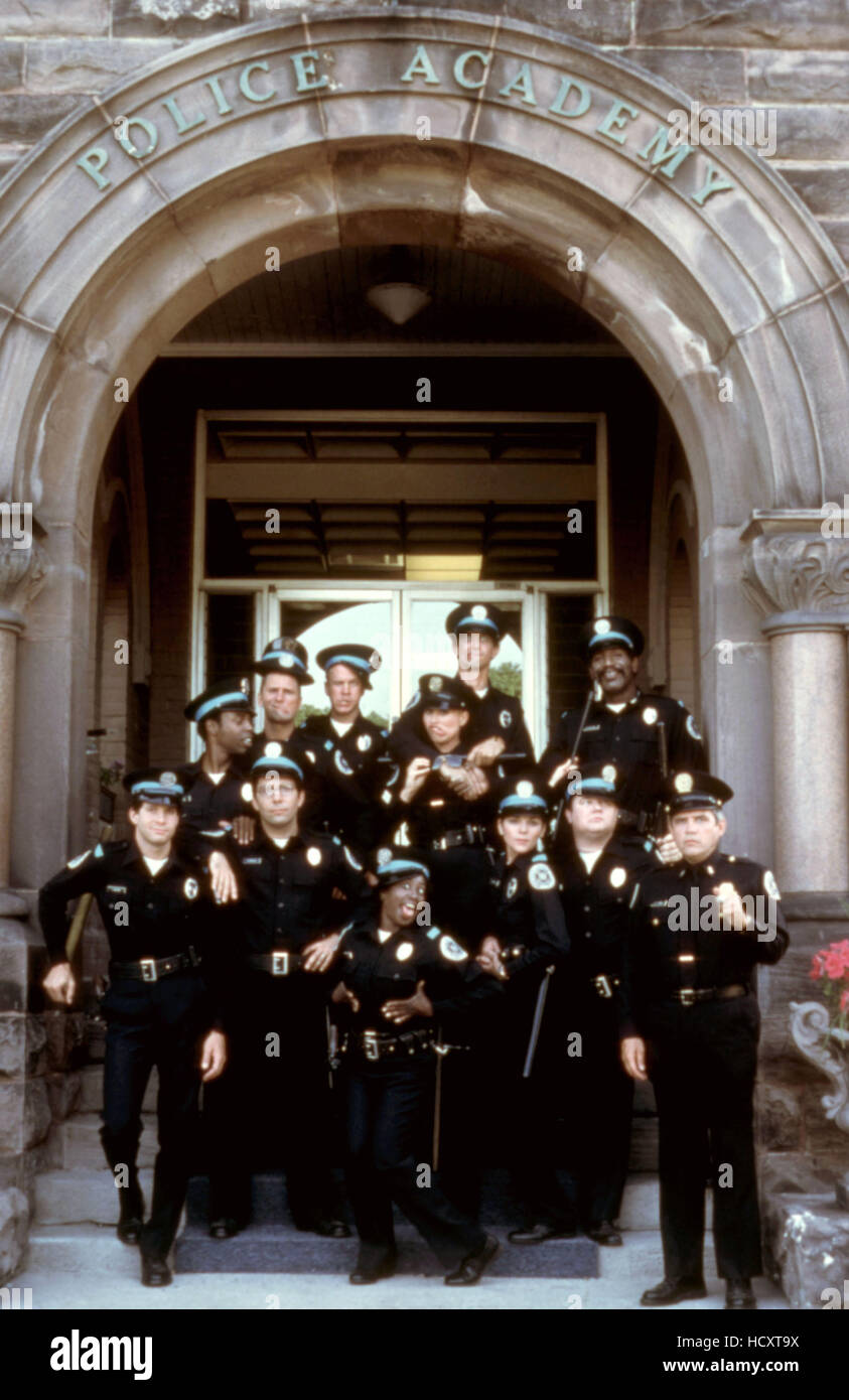 POLICE ACADEMY 2: THEIR FIRST ASSIGNMENT, (back left): Michael Winslow ...