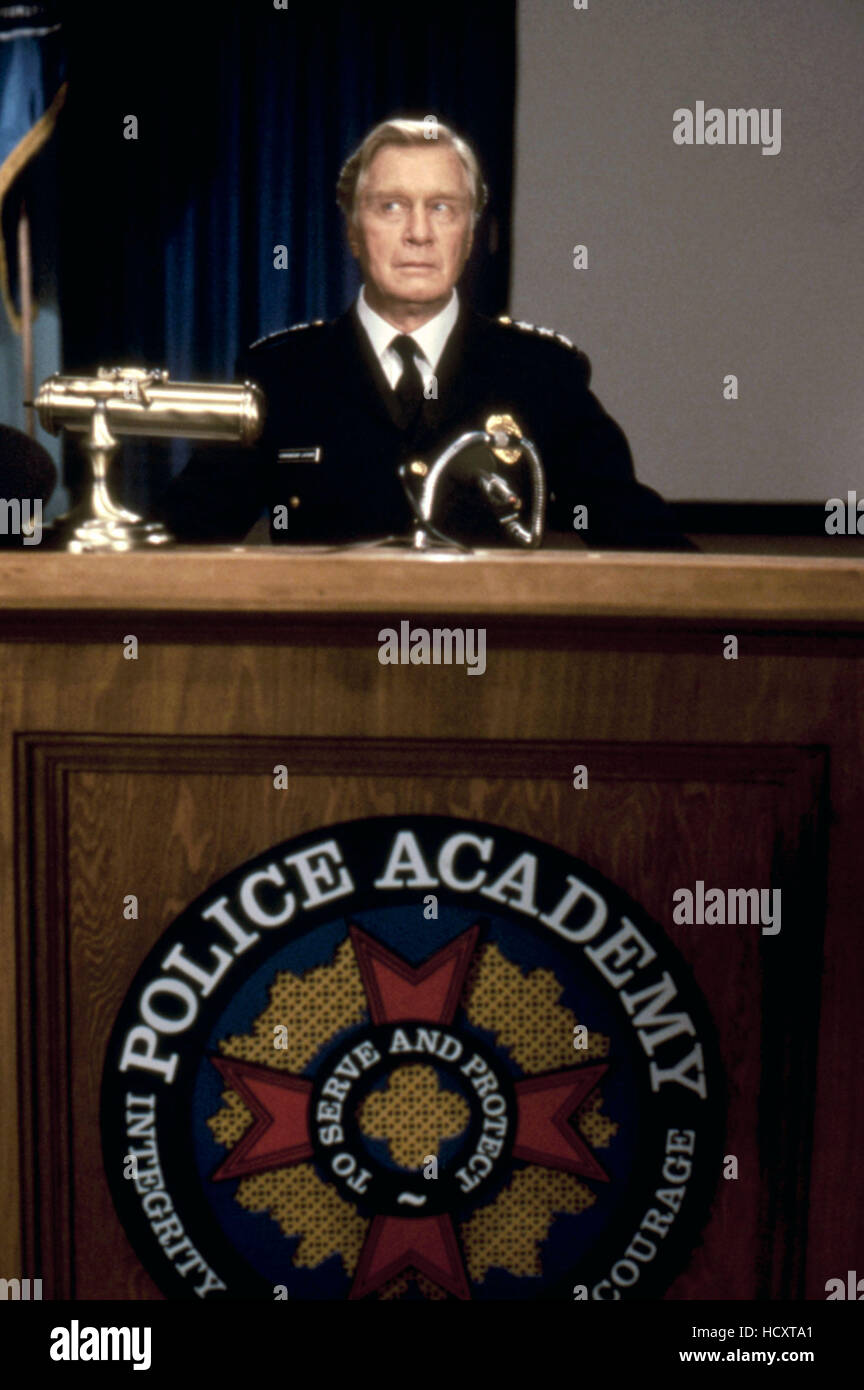 POLICE ACADEMY, George Gaynes, 1984. ©Warner Bros./courtesy Everett ...