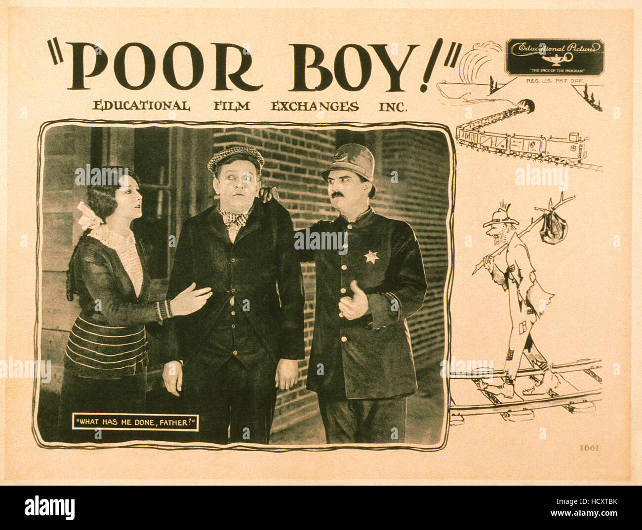 POOR BOY, US lobbycard, from left: Irene Dalton, Lloyd Hamilton, 1922 ...