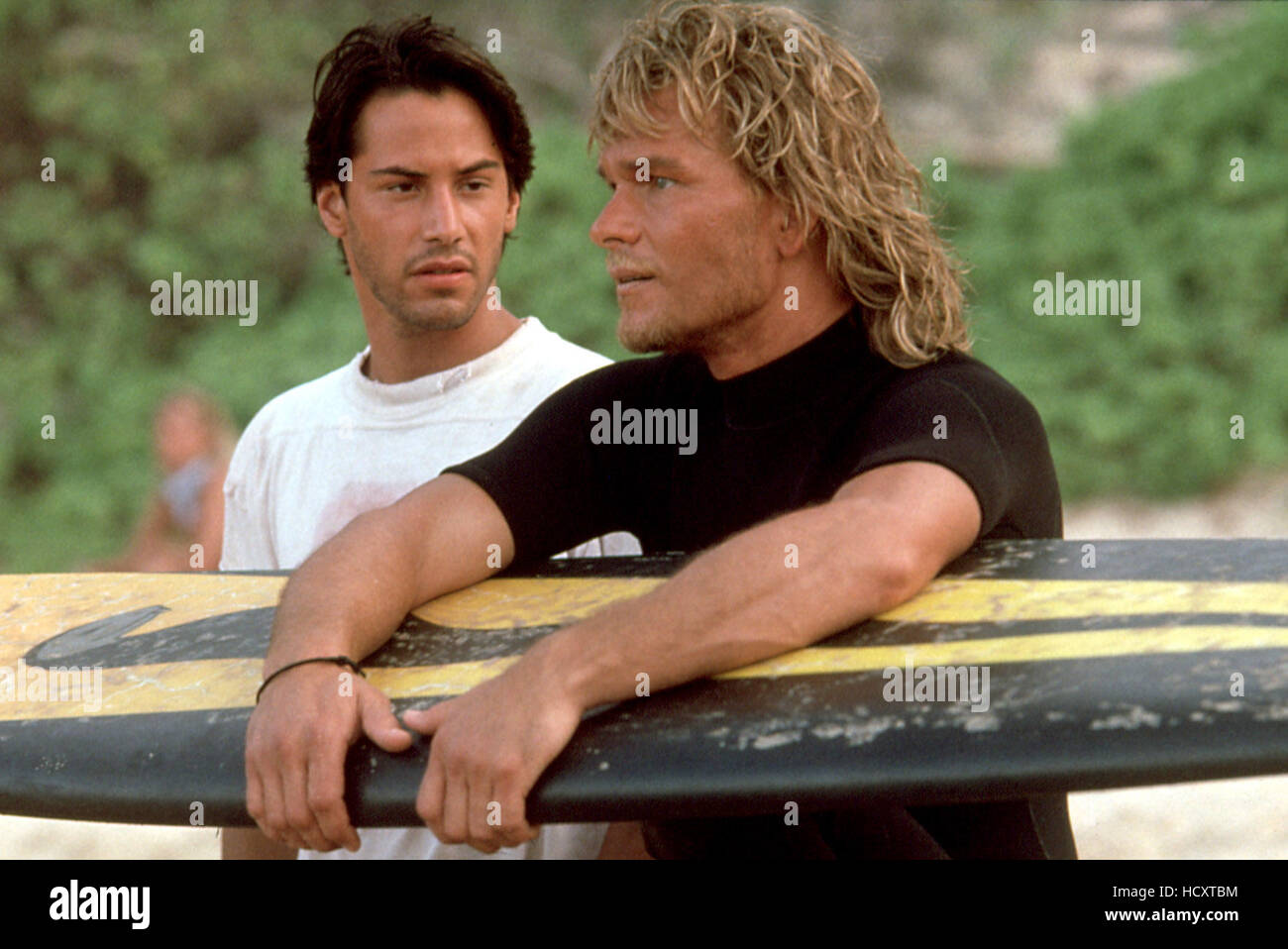 POINT BREAK, Keanu Reeves, Patrick Swayze, 1991. TM and Copyright (c ...