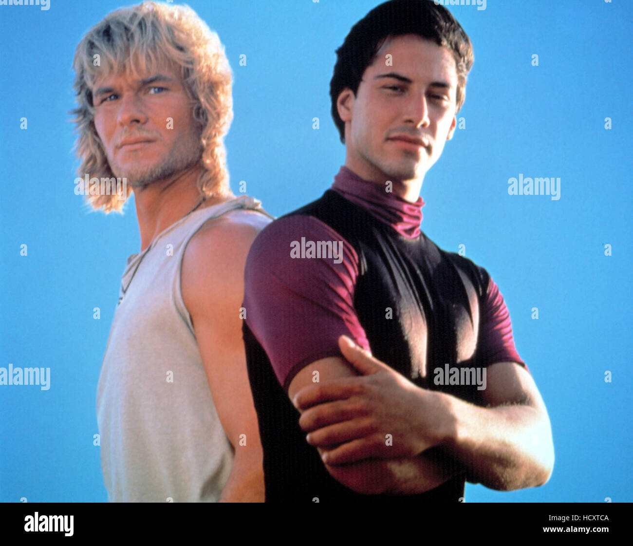 POINT BREAK, Patrick Swayze, Keanu Reeves, 1991, TM and Copyright (c ...