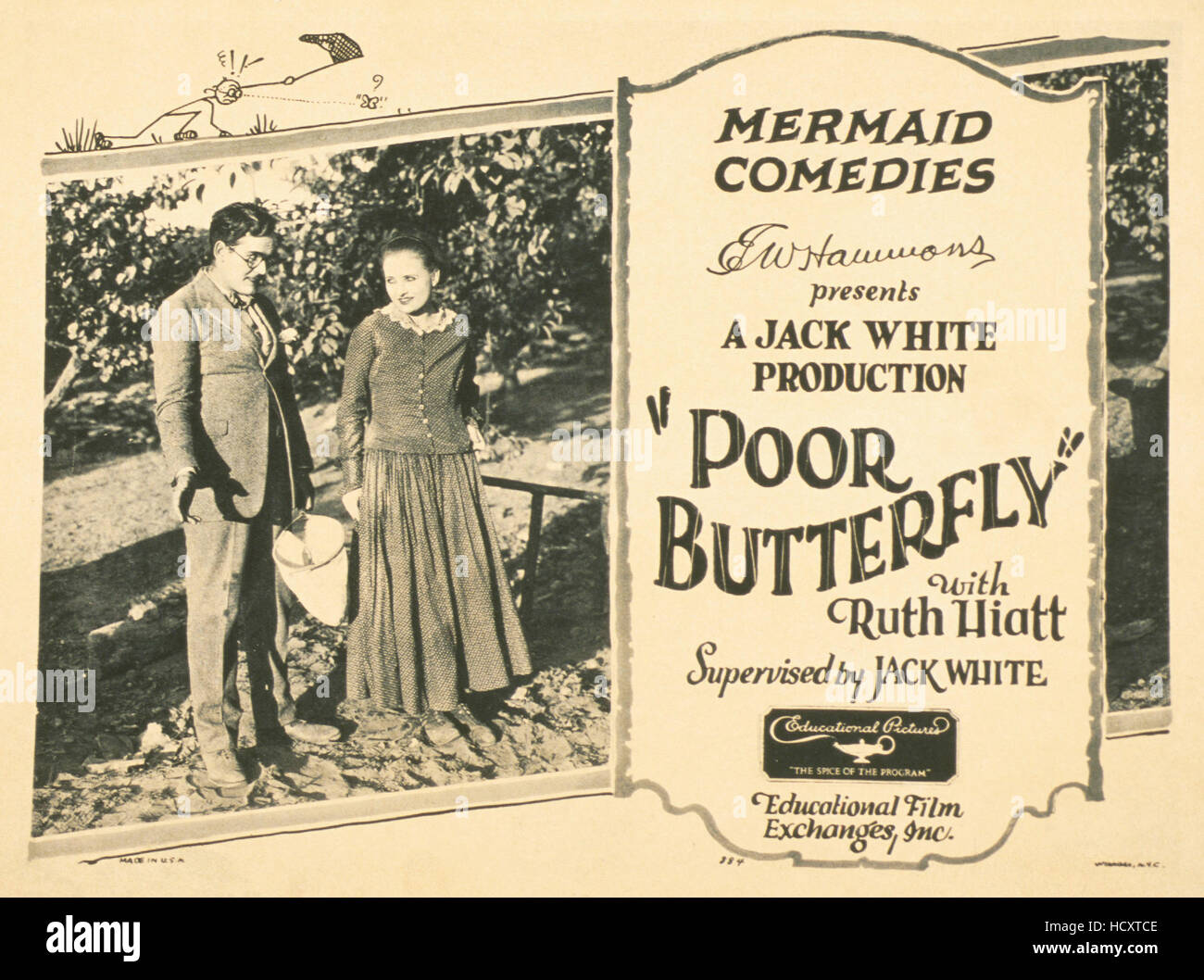 POOR BUTTERFLY, US poster, Ruth Hiatt (right), 1924 Stock Photo - Alamy