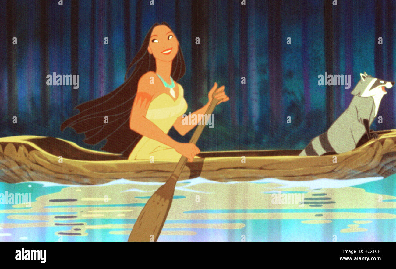POCAHONTAS, Pocahontas, Meeko, 1995 Stock Photo - Alamy