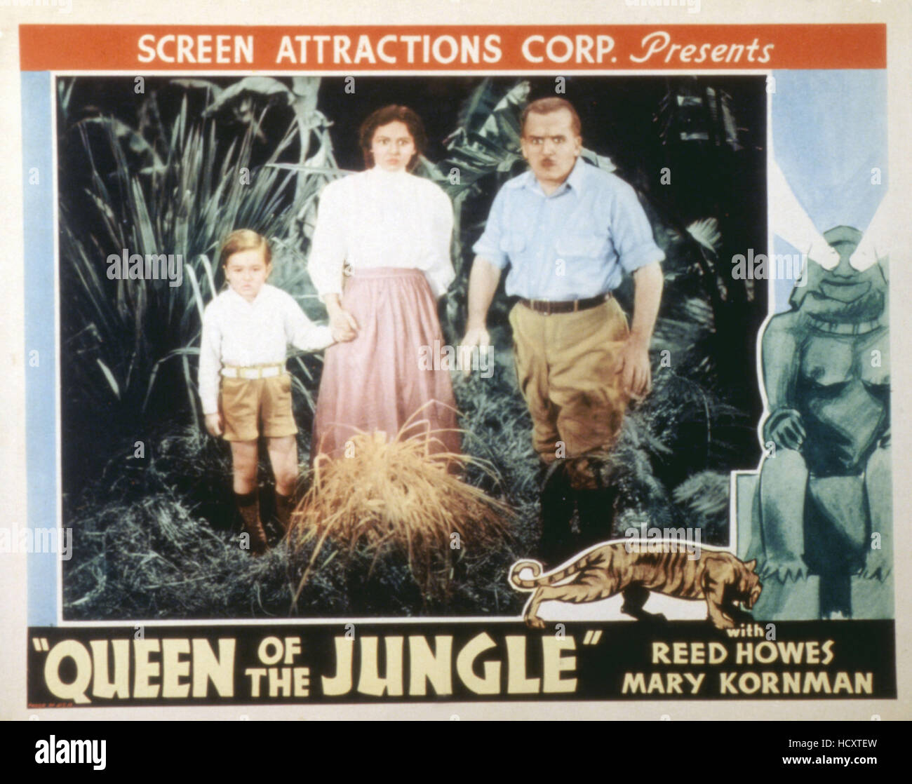 QUEEN OF THE JUNGLE, Dickie Jones, Mary Kornman, Eddie Foster, 1935 ...