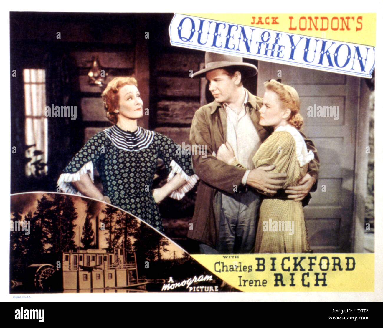 QUEEN OF THE YUKON, Irene Rich, Charles Bickford, June Carlson, 1940 ...