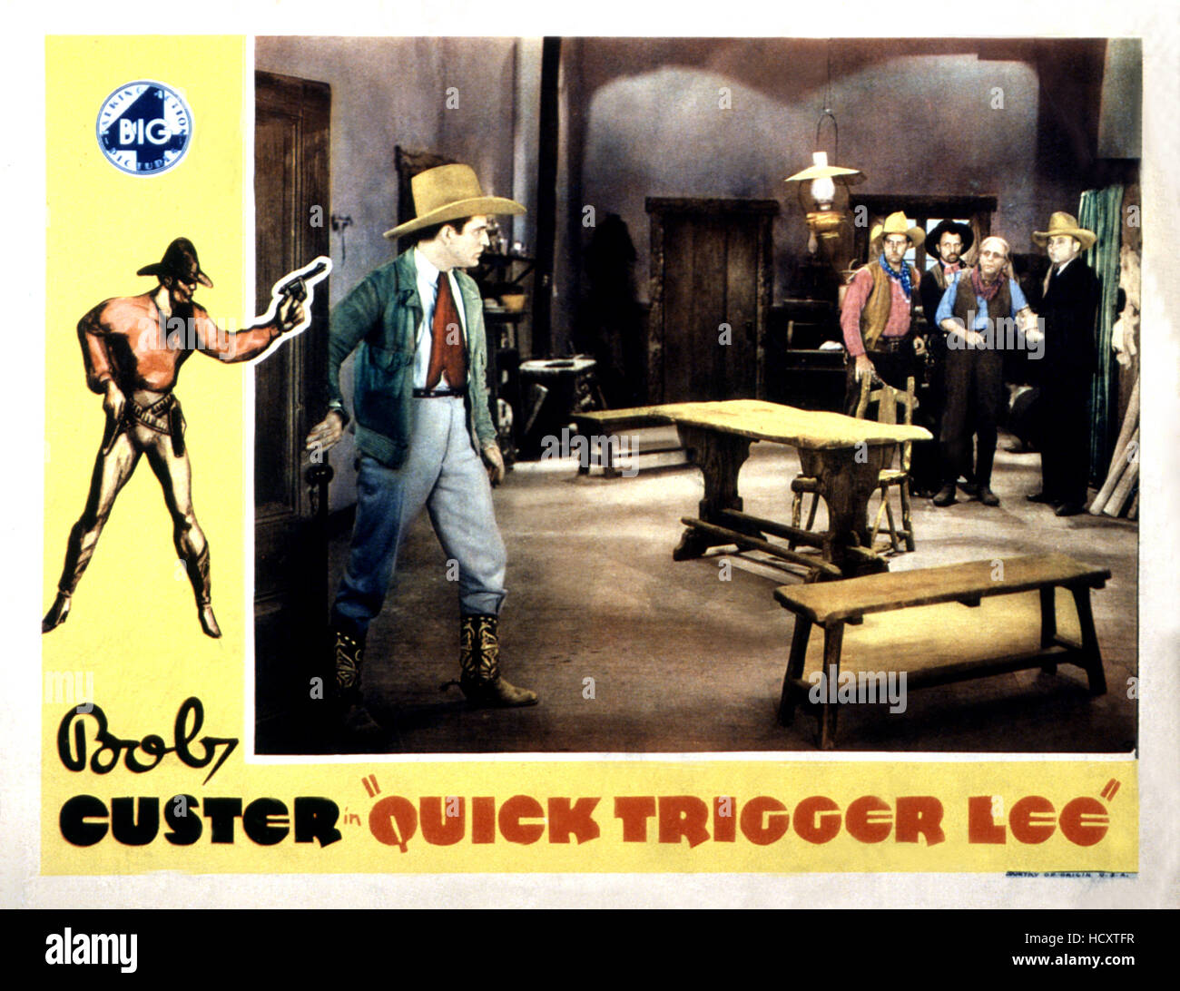 QUICK TRIGGER LEE, first from left: Bob Custer, 1931 Stock Photo - Alamy