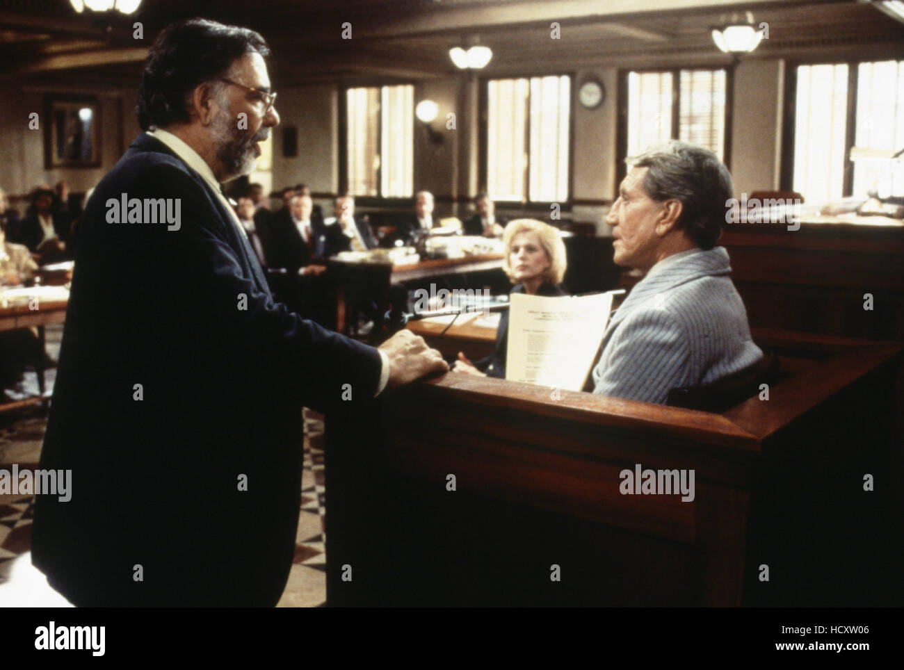 THE RAINMAKER, director Francis Ford Coppola (standing), Roy Scheider ...