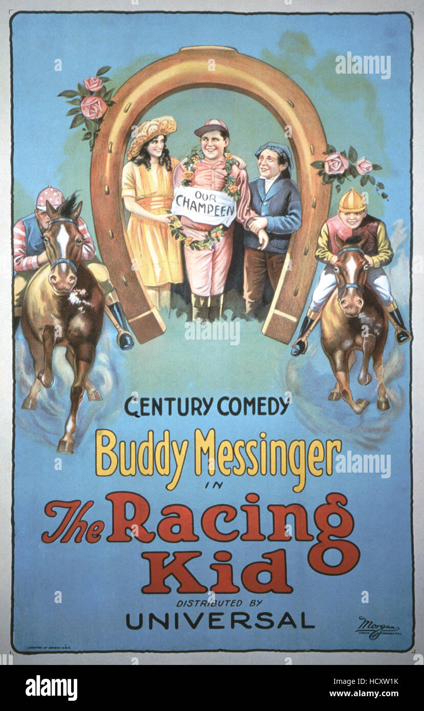 THE RACING KID, US poster, center from left: Martha Sleeper, Buddy ...