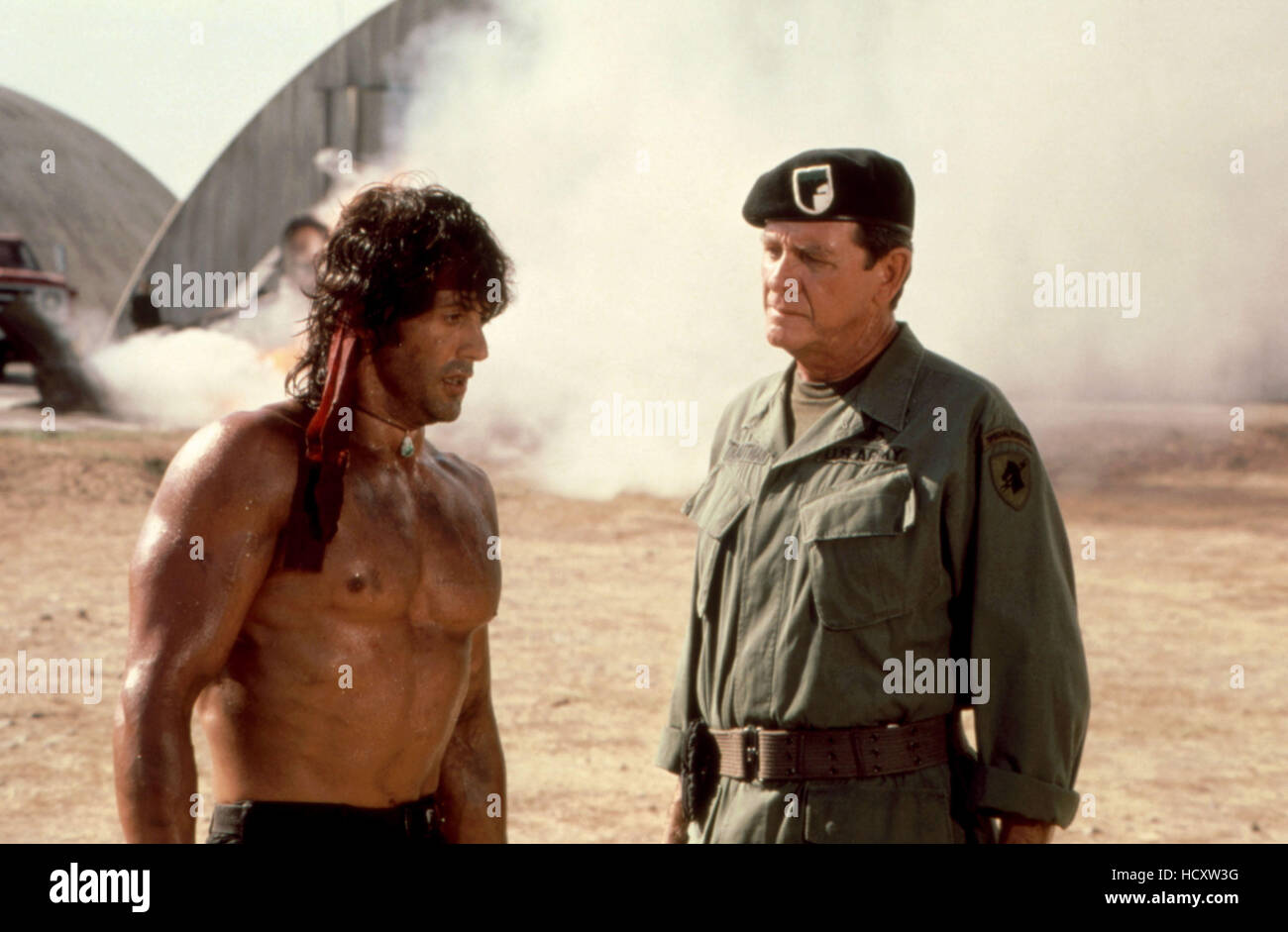 RAMBO III, Sylvester Stallone, Richard Crenna, 1988, (c)TriStar ...