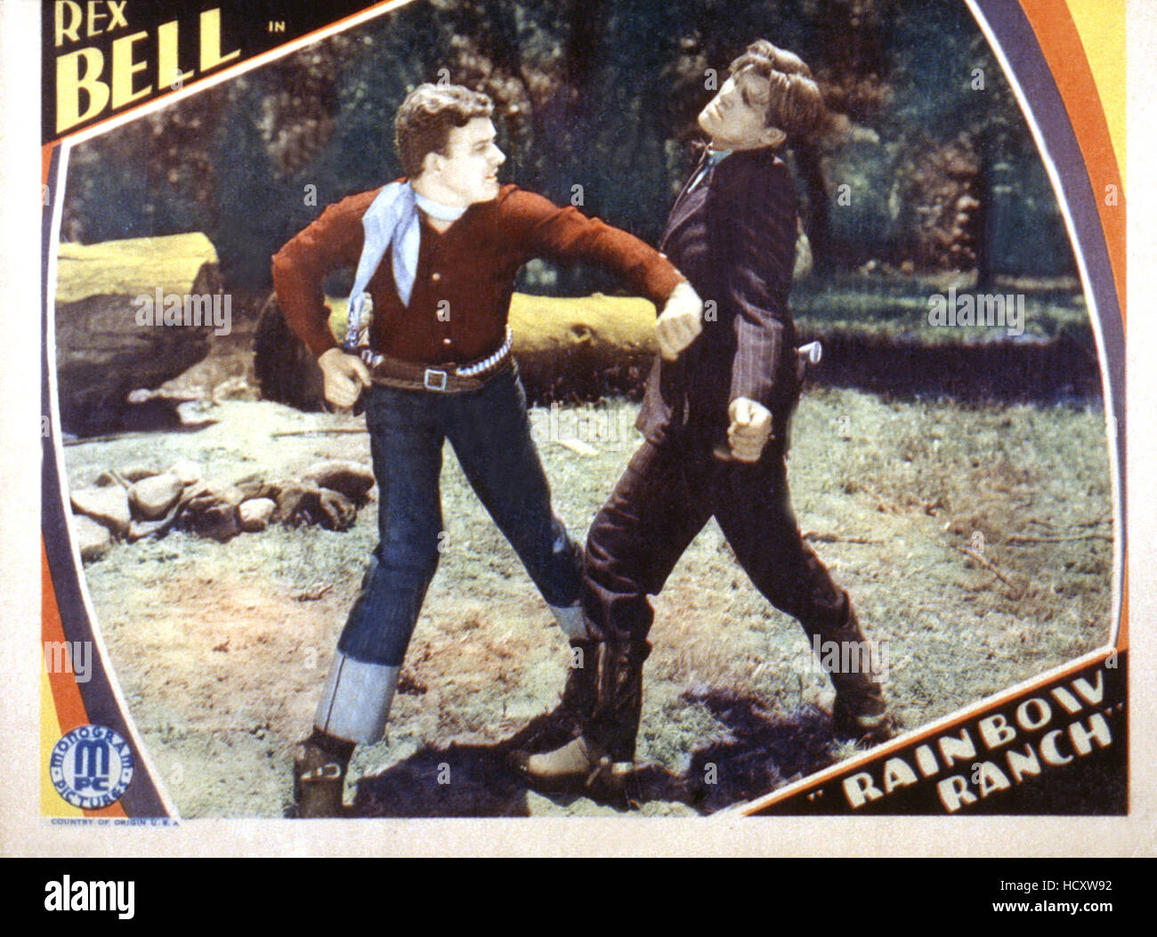 RAINBOW RANCH, Rex Bell, Bob Kortman, 1933 Stock Photo - Alamy