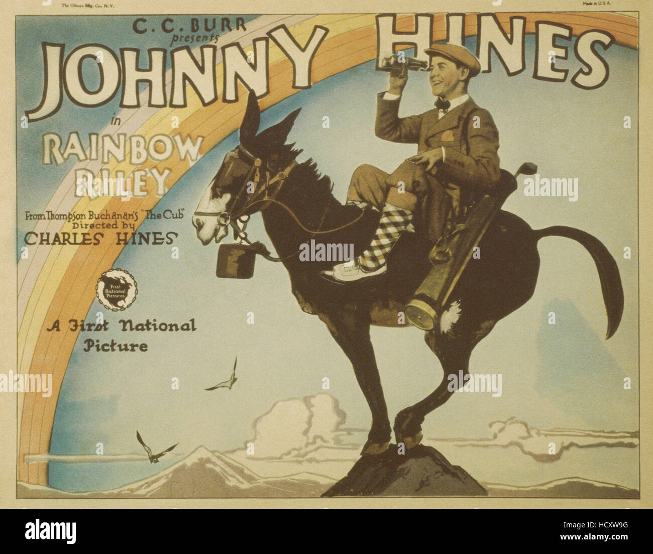 RAINBOW RILEY, US poster, Johnny Hines, 1926 Stock Photo - Alamy