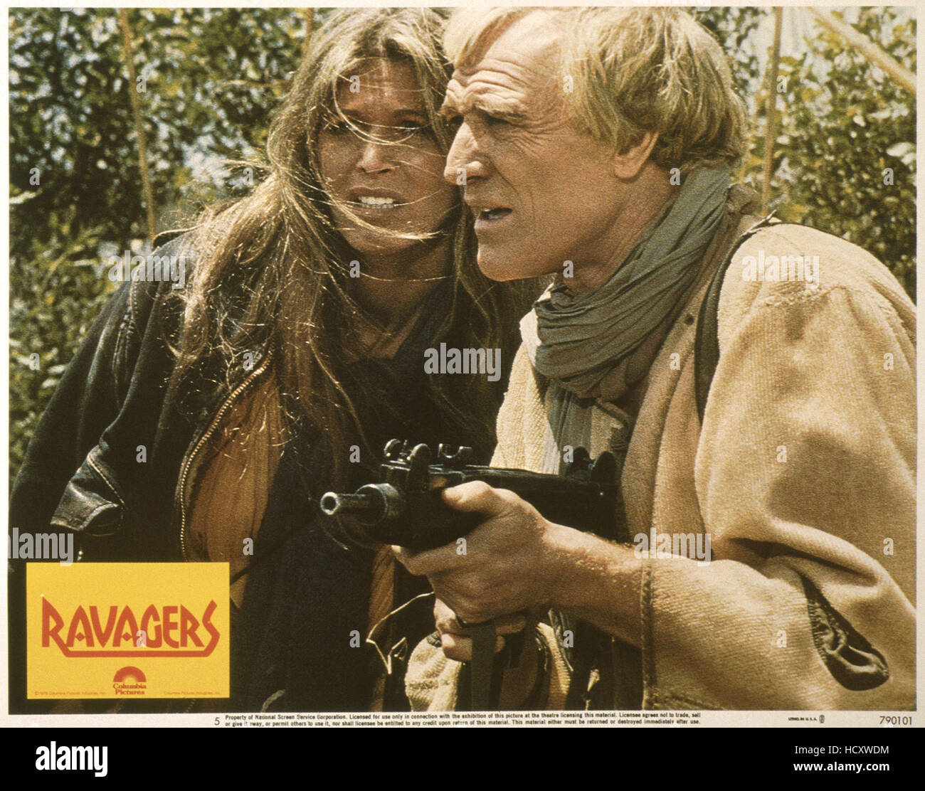 RAVAGERS, US lobbycard, from left: Ann Turkel, Richard Harris, 1979 ...