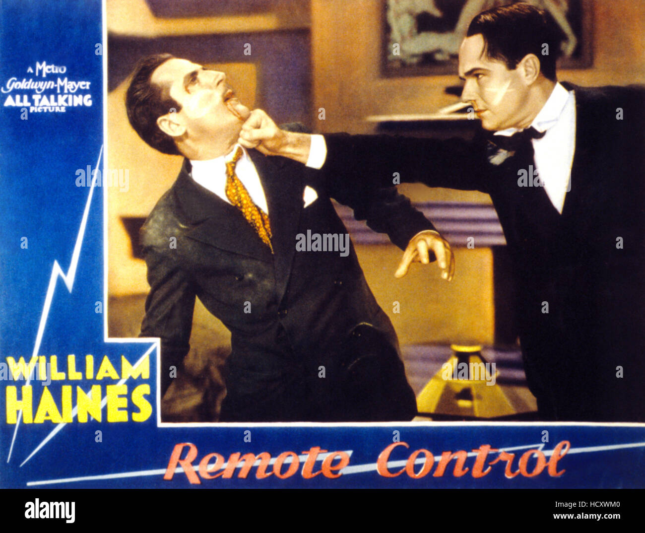 REMOTE CONTROL, left: William Haines on lobbycard, 1930 Stock Photo - Alamy