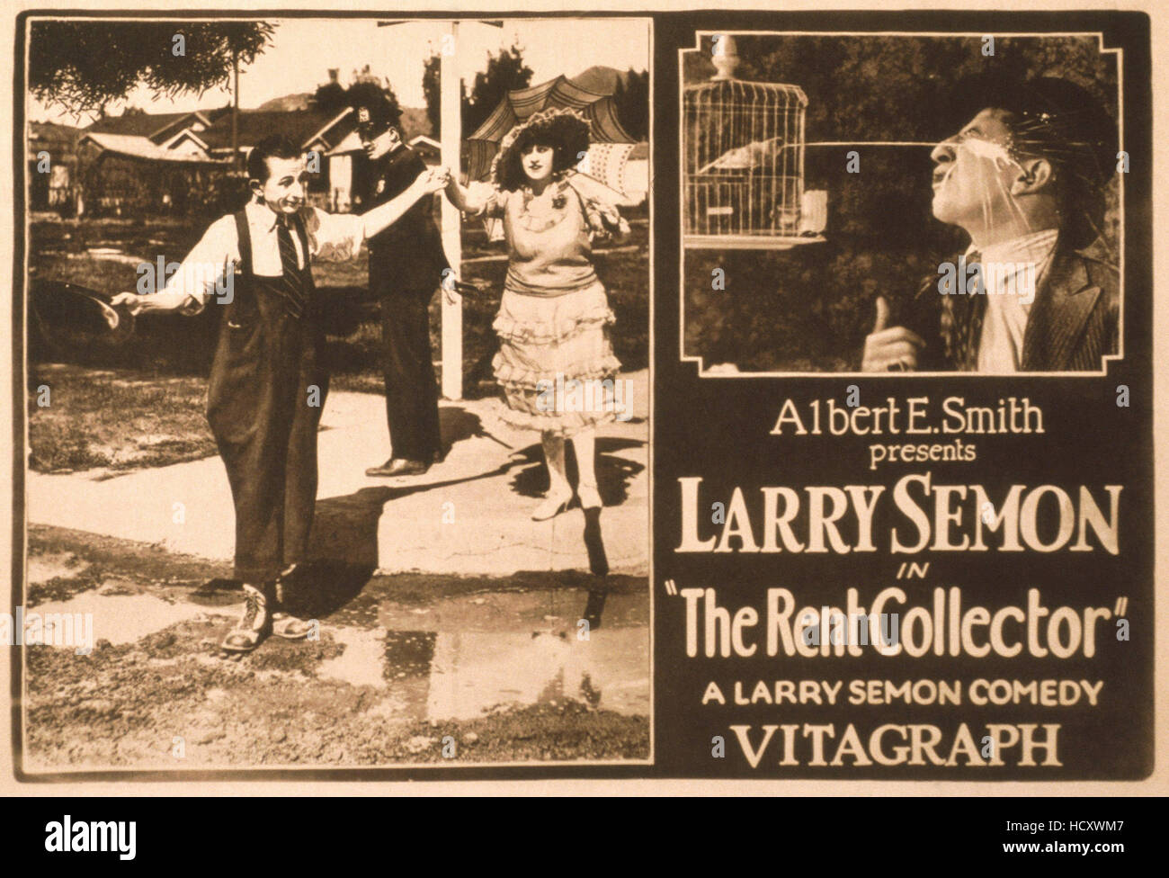 THE RENT COLLECTOR, US poster, from left: Larry Semon, Norma Nichols ...