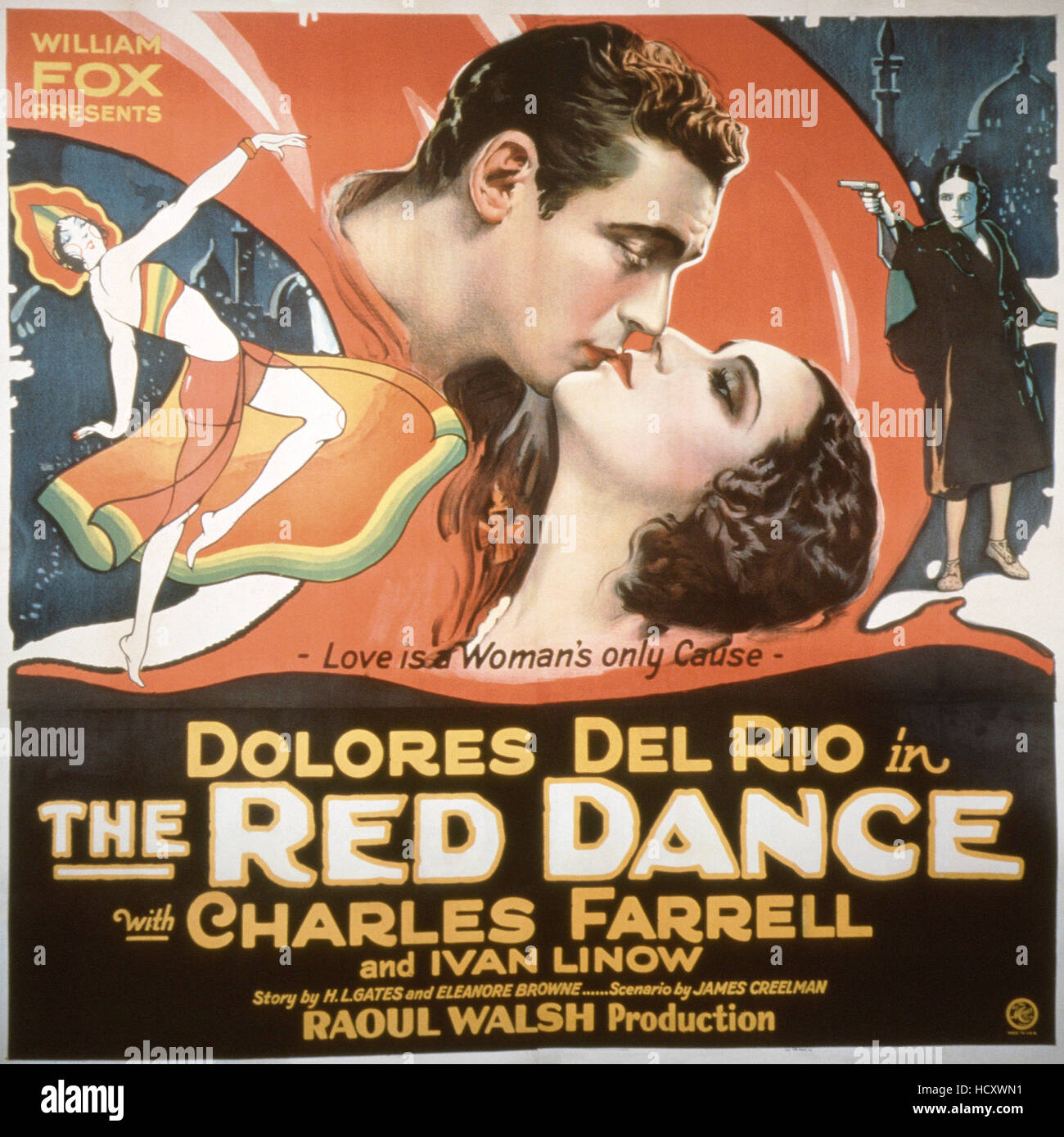 THE RED DANCE, US poster, from left: Charles Farrell, Dolores del Rio ...