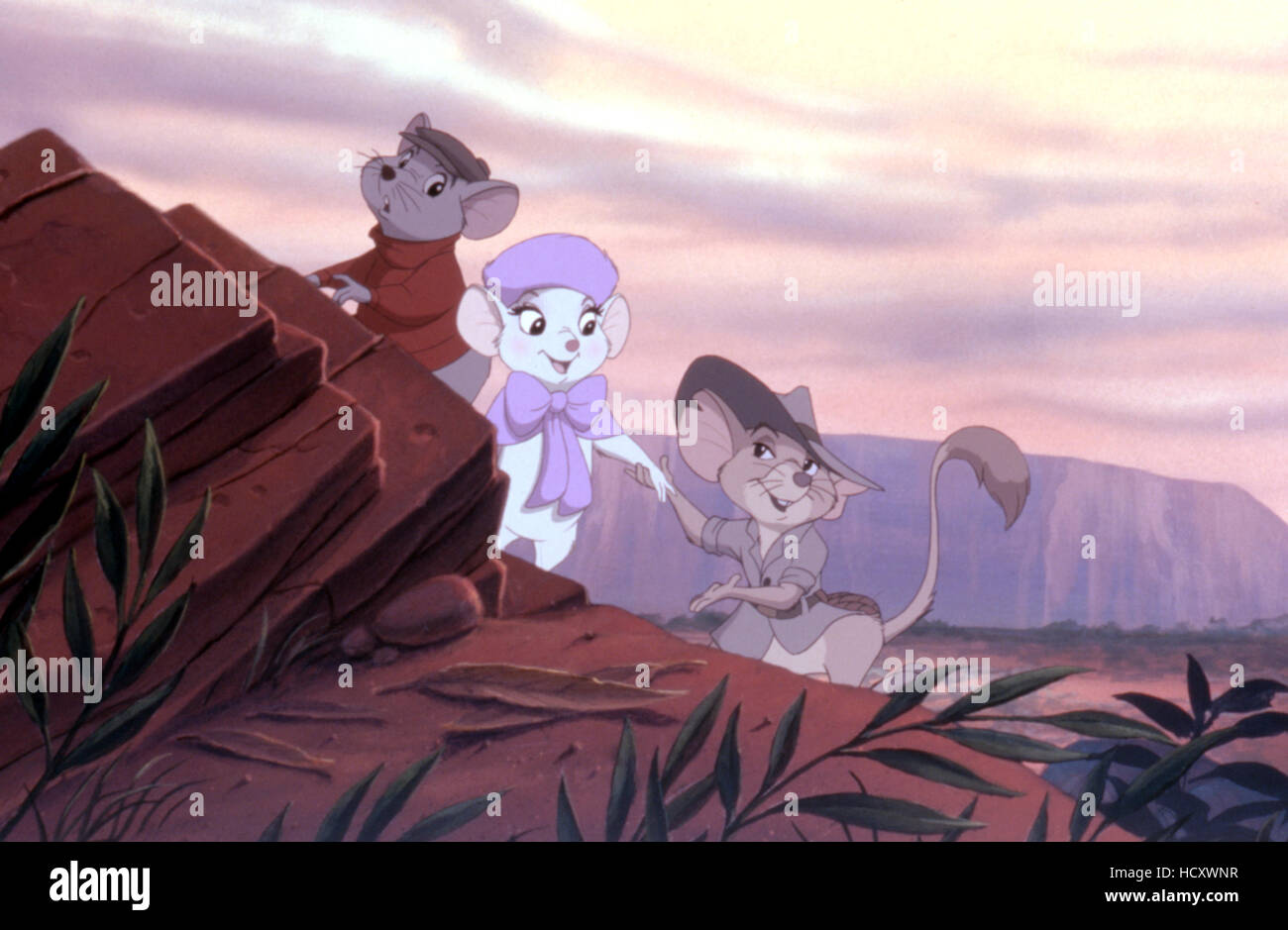 THE RESCUERS DOWN UNDER, Bernard, Miss Bianca, Jake, 1990, (c)Buena ...