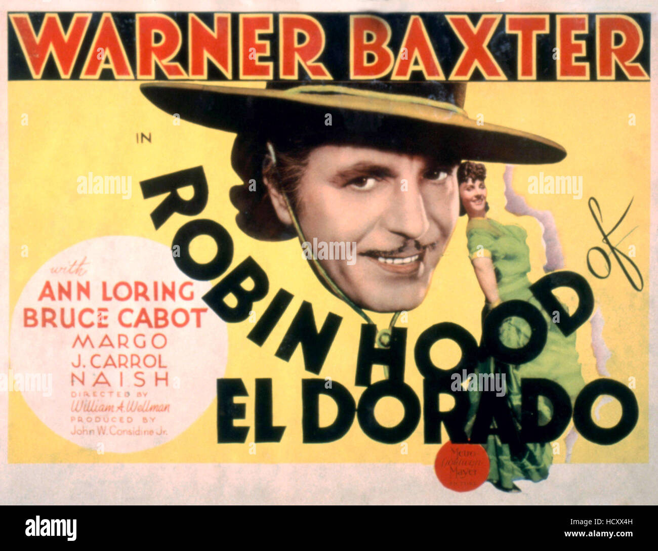 THE ROBIN HOOD OF EL DORADO, Warner Baxter, 1936 Stock Photo - Alamy