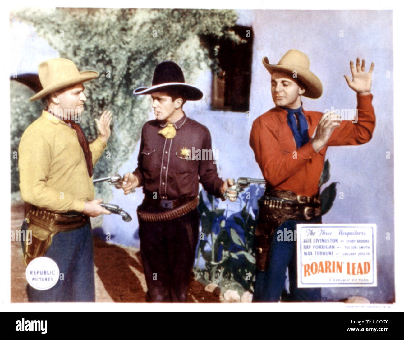 ROARIN' LEAD, Max Terhune, Robert Livingston, Ray Corrigan, 1936 Stock ...